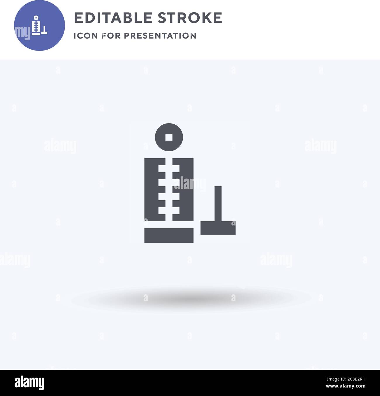 Hammer Game icon vector, filled flat sign, solid pictogram isolated on ...