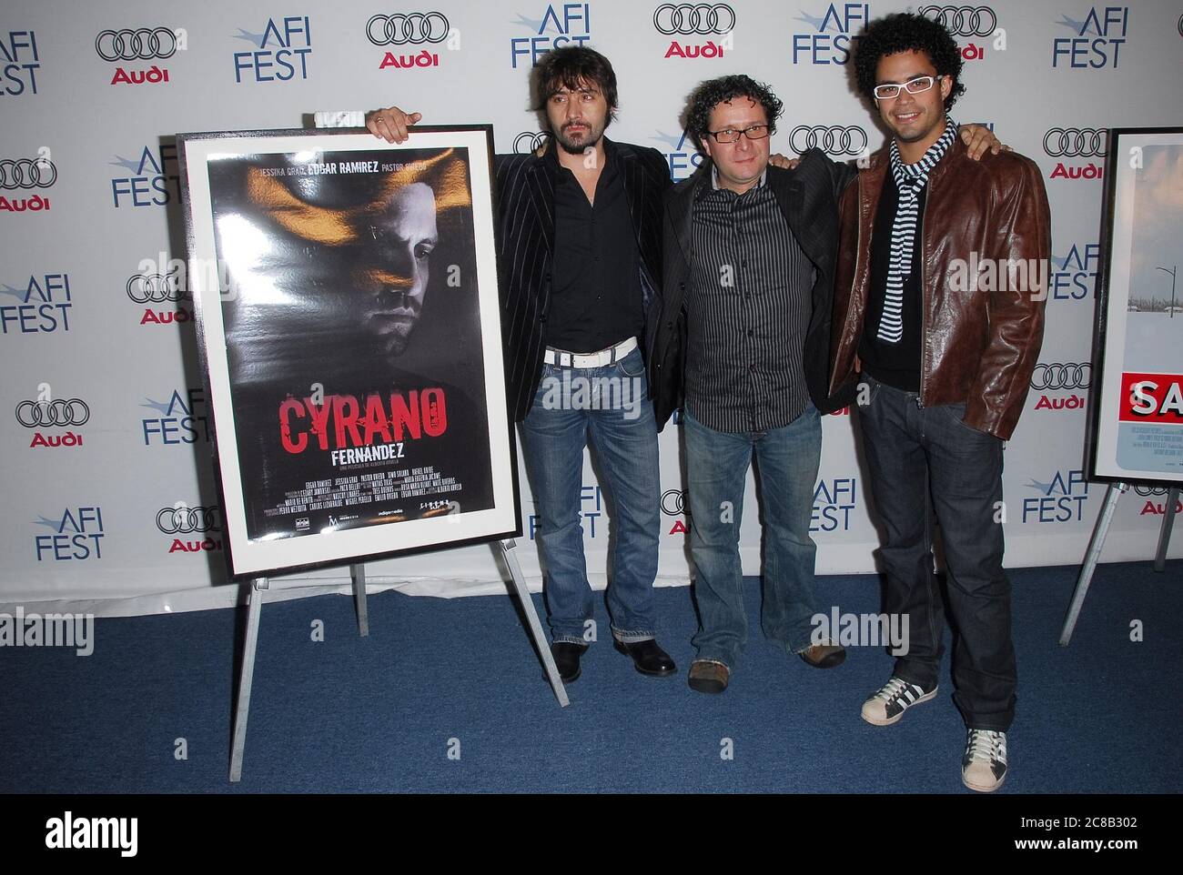 Actor Ximo Solano, Director Alberto Arvelo, and actor Pastor Oviedo at ...