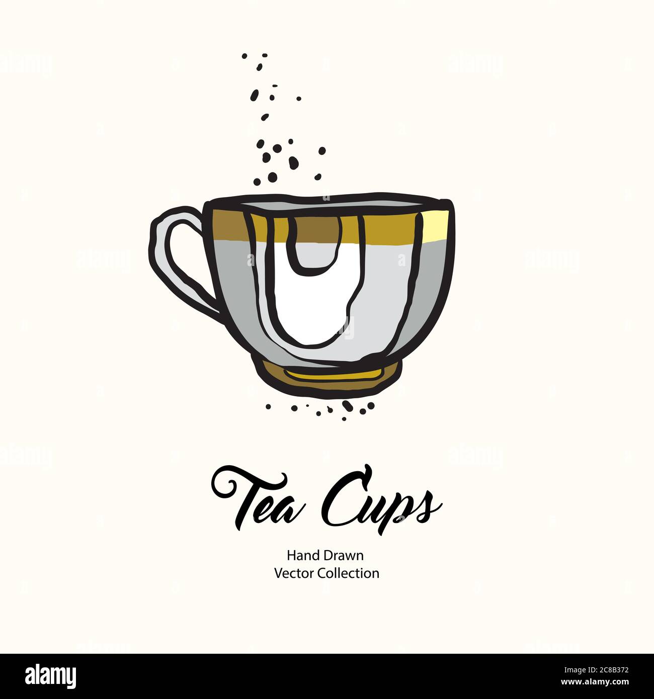 English Tea Cup Vector