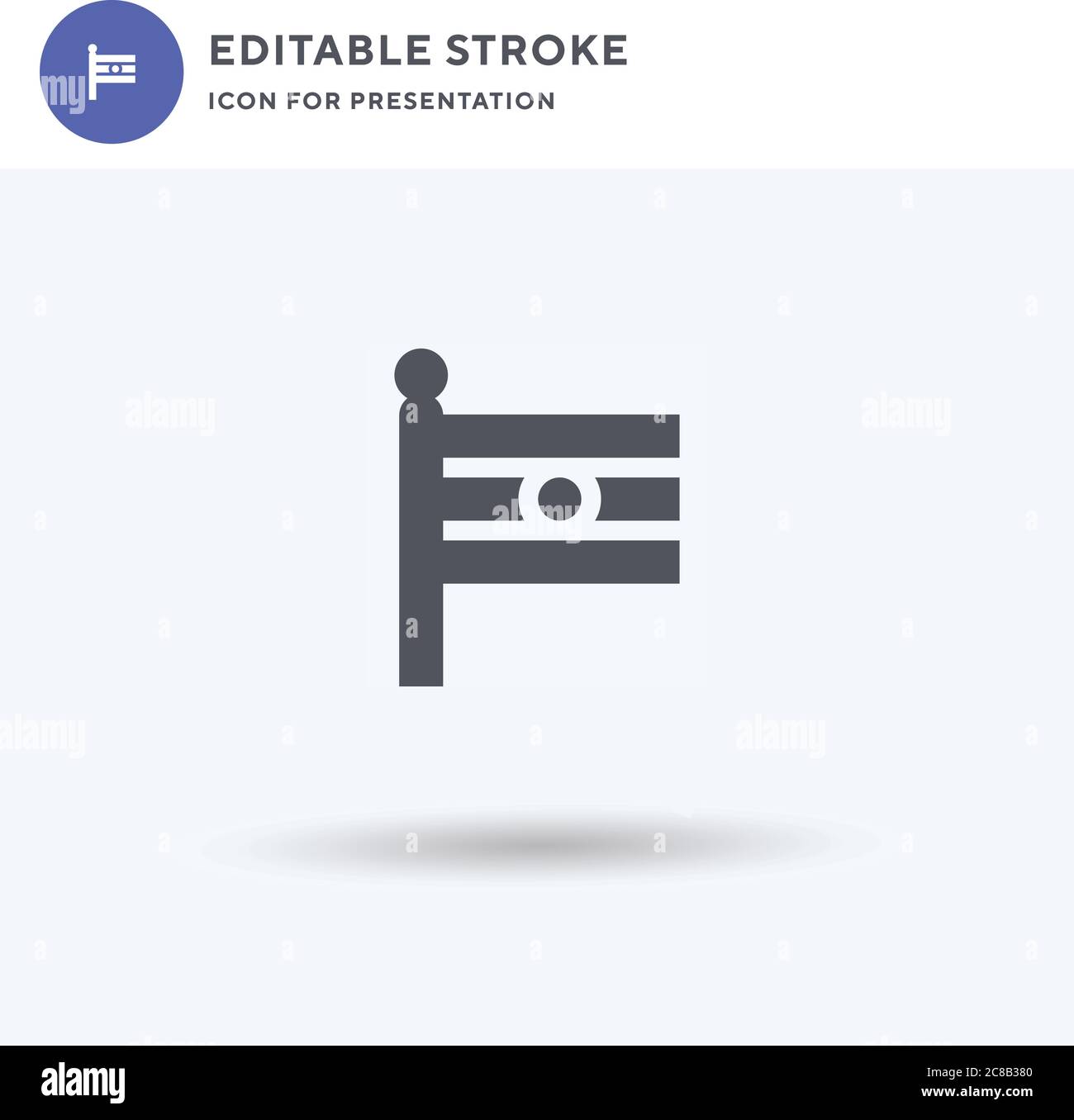 India Flag icon vector, filled flat sign, solid pictogram isolated on ...