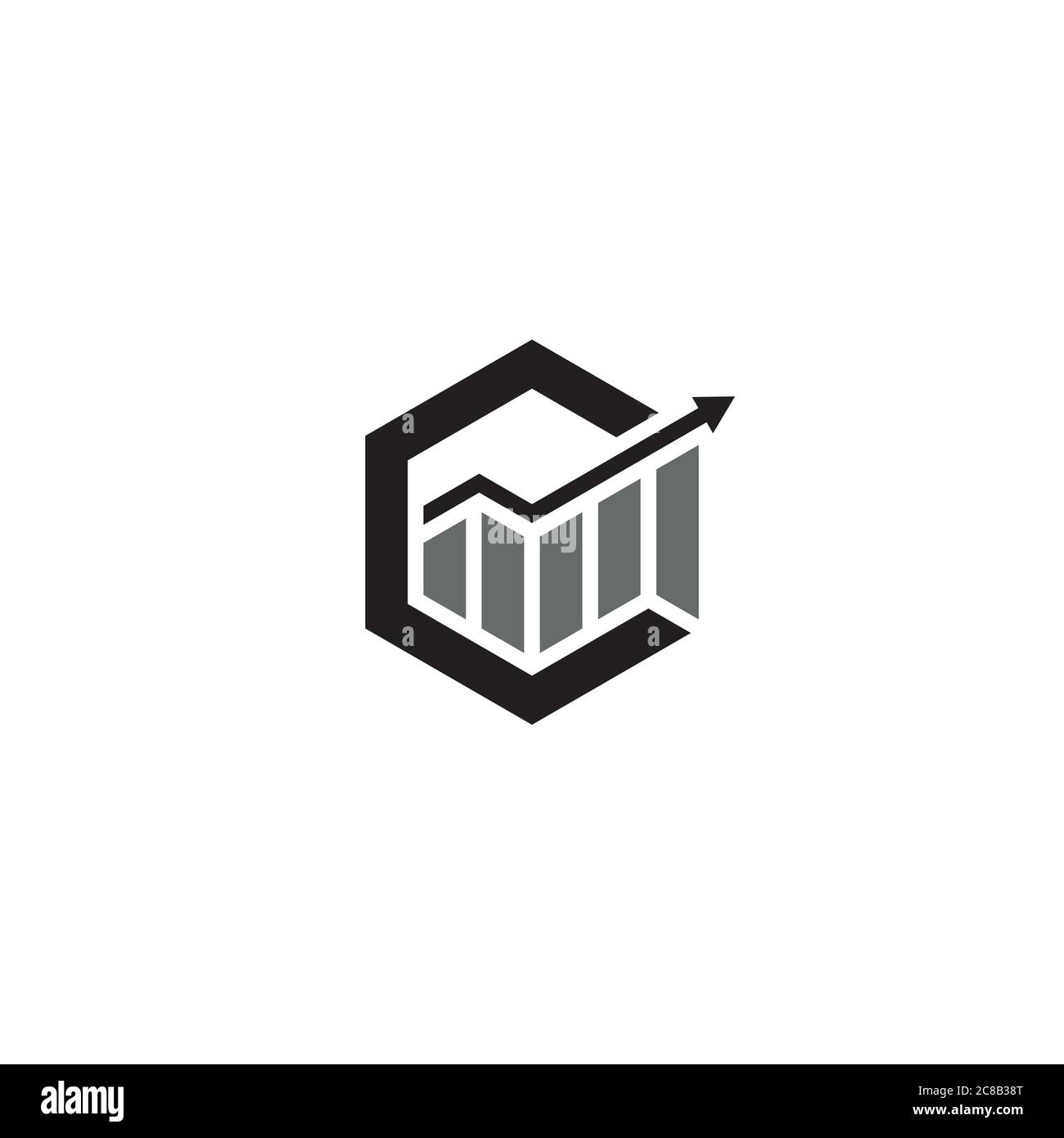 Chart logo / icon design Stock Vector Image & Art - Alamy