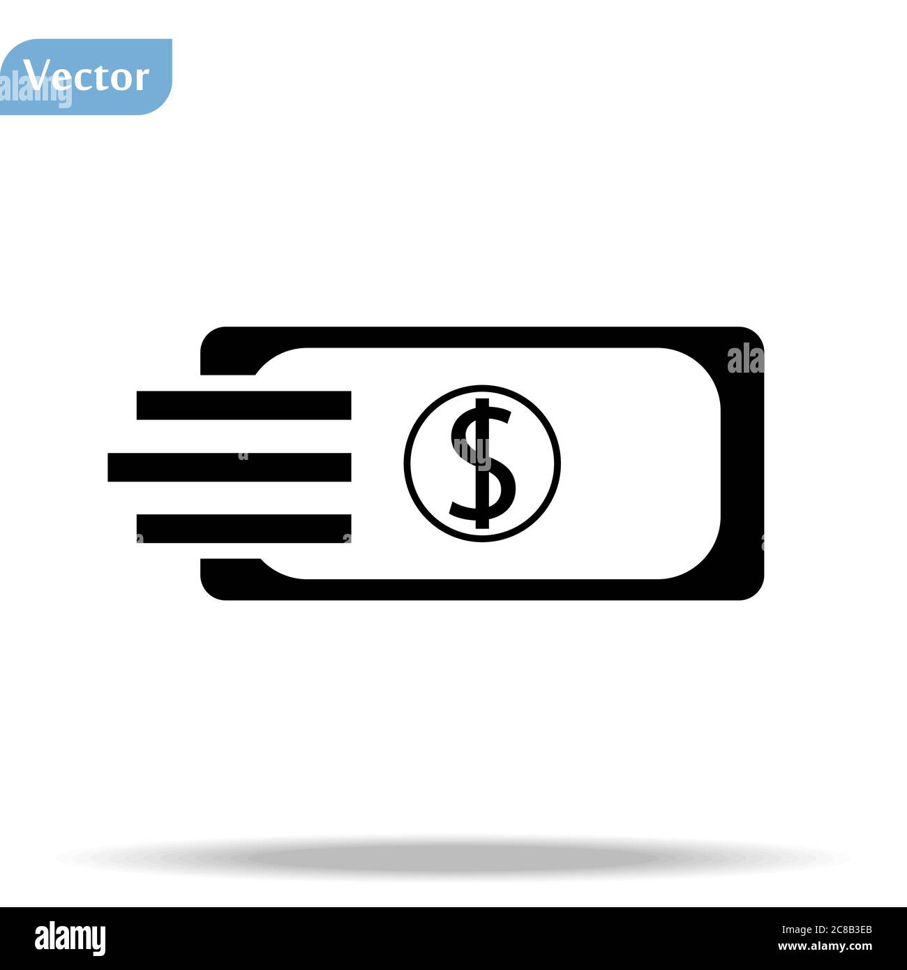 Vector money Icon. fast money logo vector eps10 Stock Vector Image ...