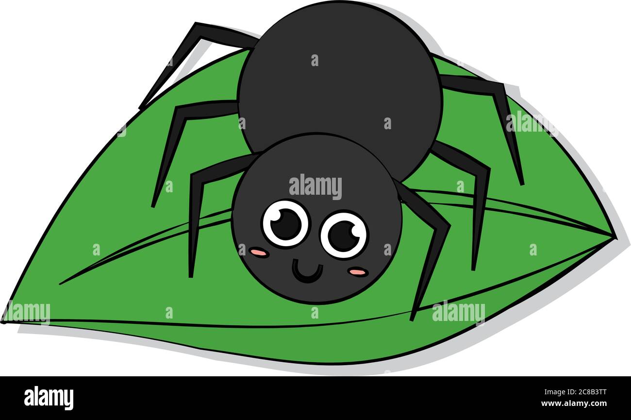 Isolated happy spider cartoon Stock Vector Image & Art - Alamy