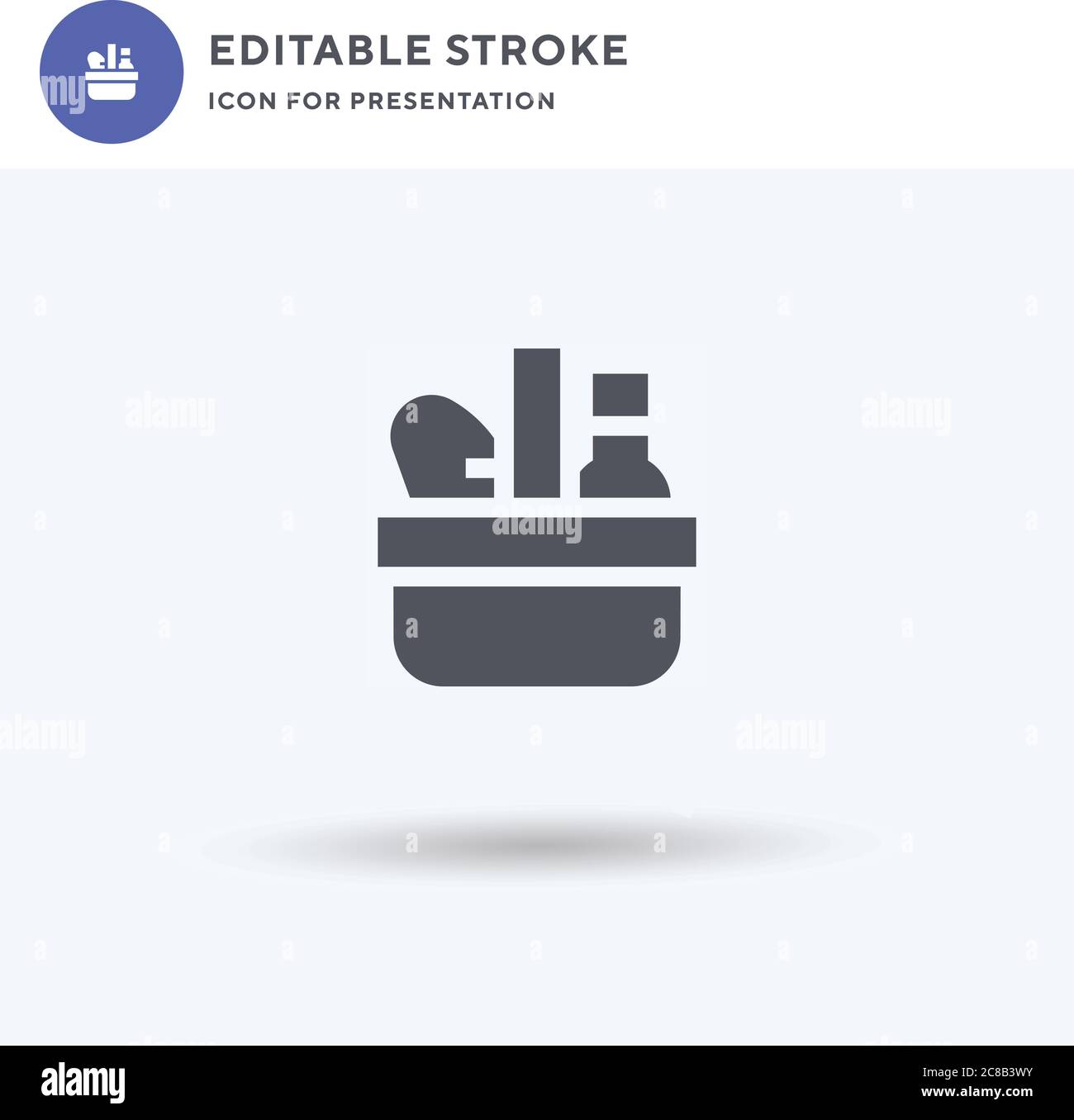 Picnic icon vector, filled flat sign, solid pictogram isolated on white ...