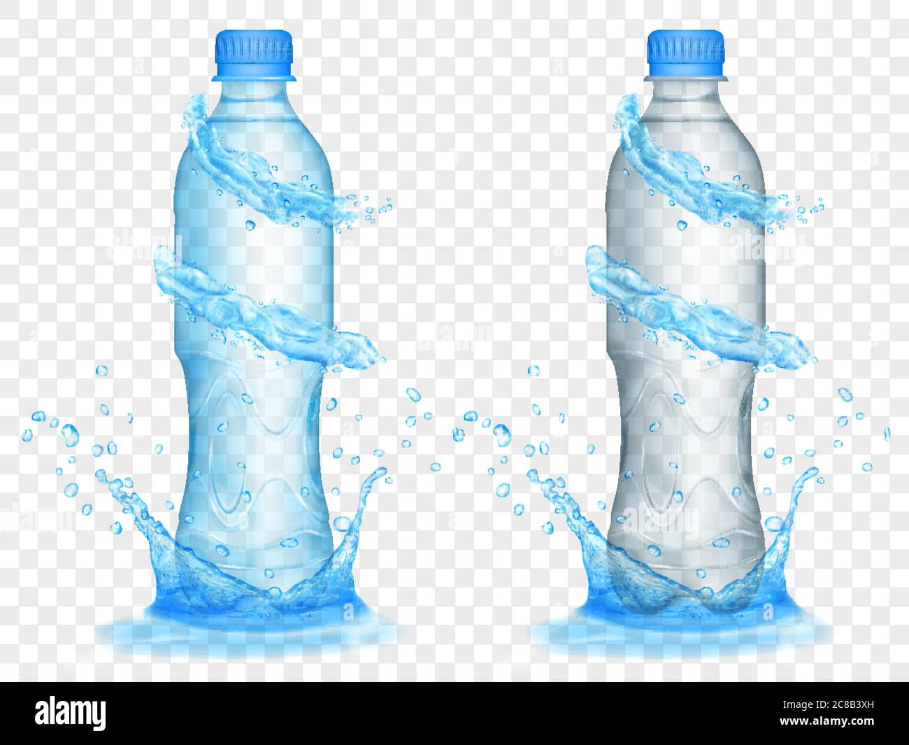 Translucent water in light Stock Vector Images - Alamy