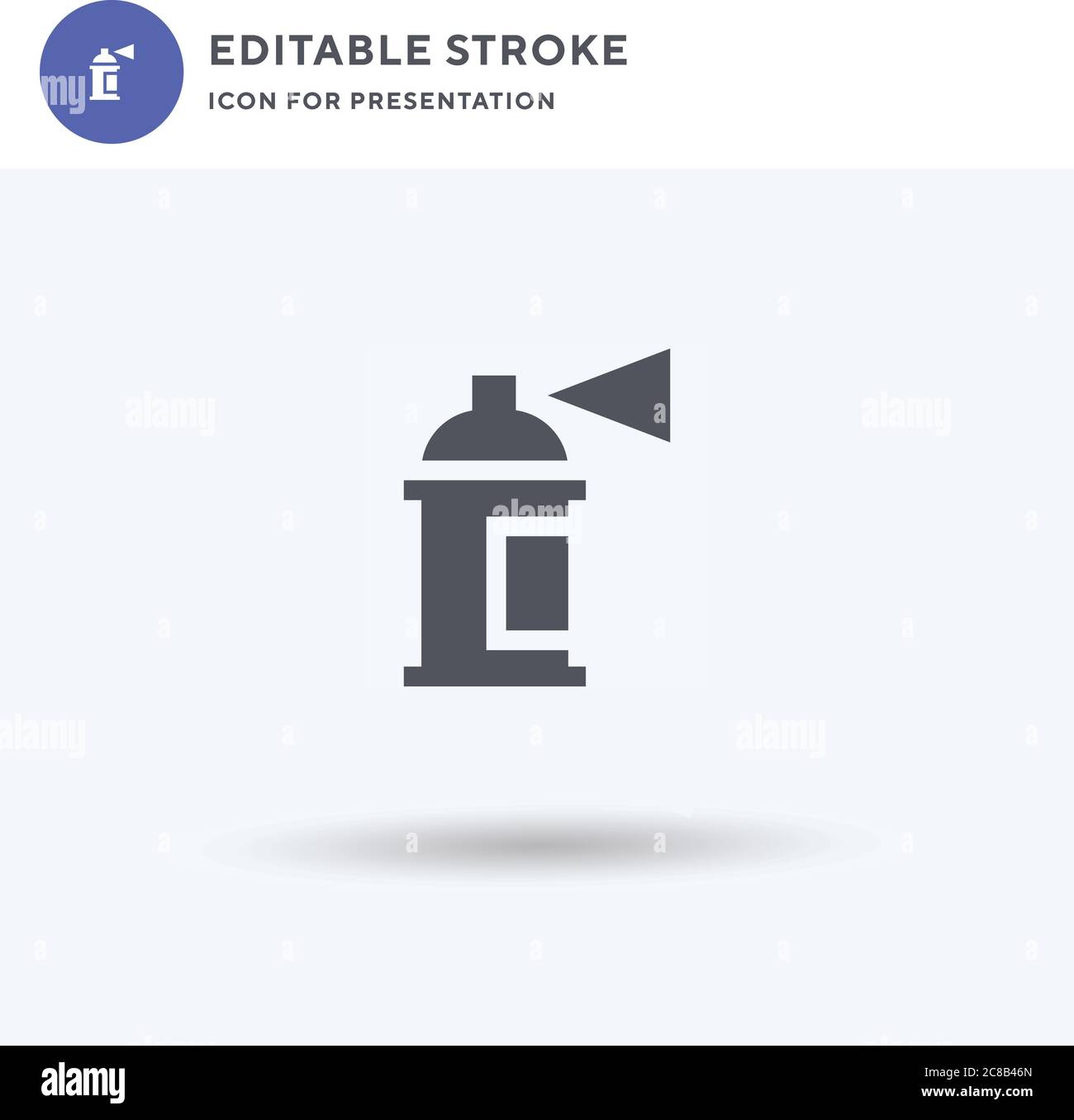 Spray Paint icon vector, filled flat sign, solid pictogram isolated on ...