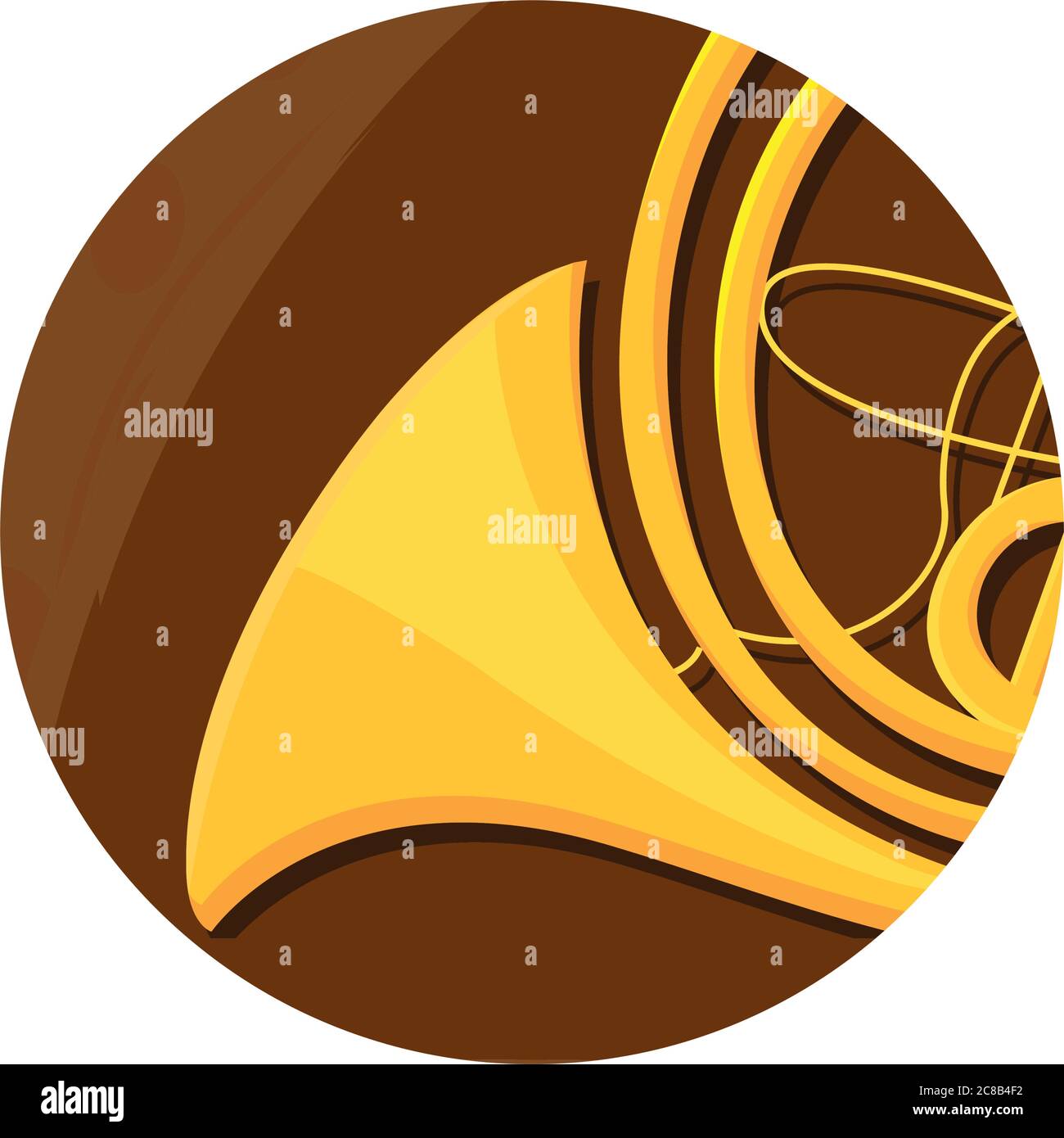 Classical french horn Stock Vector Image & Art - Alamy