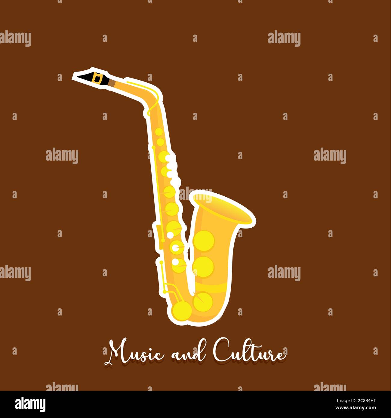 Classical saxophone image Stock Vector Image & Art - Alamy
