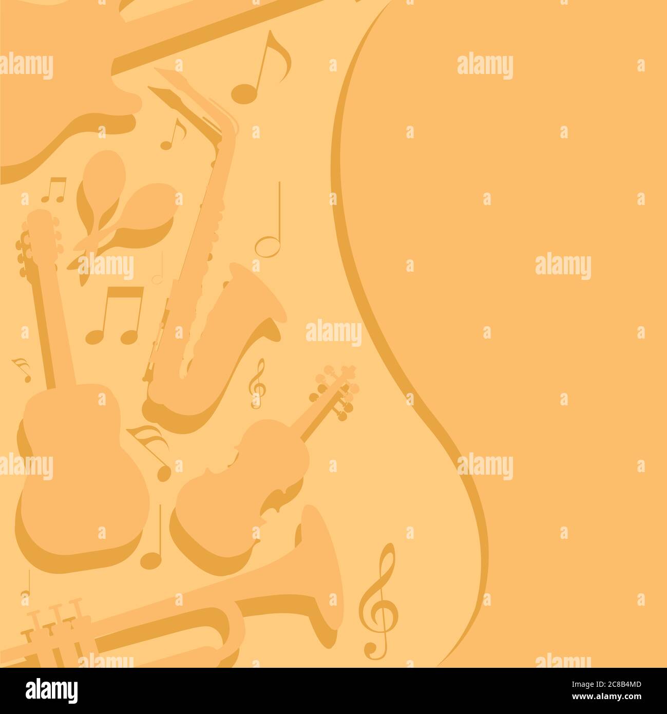 Musical instrument background Stock Vector Image & Art - Alamy