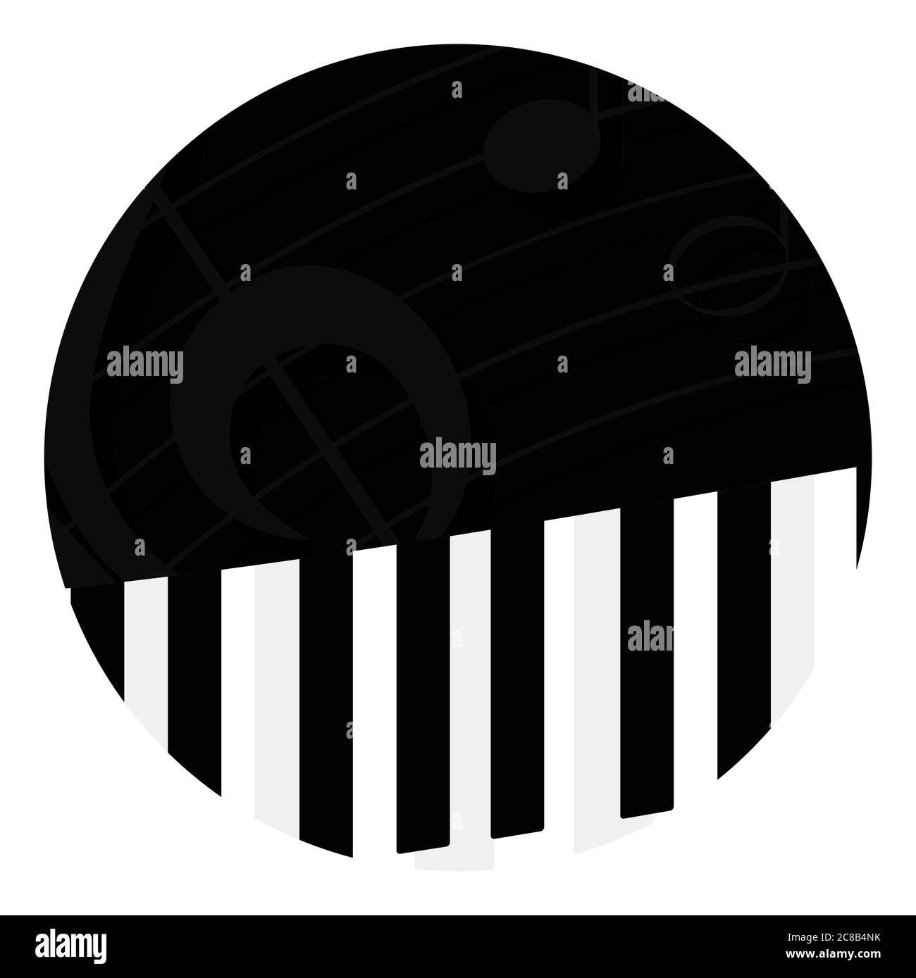 Musical keyboard image Stock Vector Image & Art - Alamy
