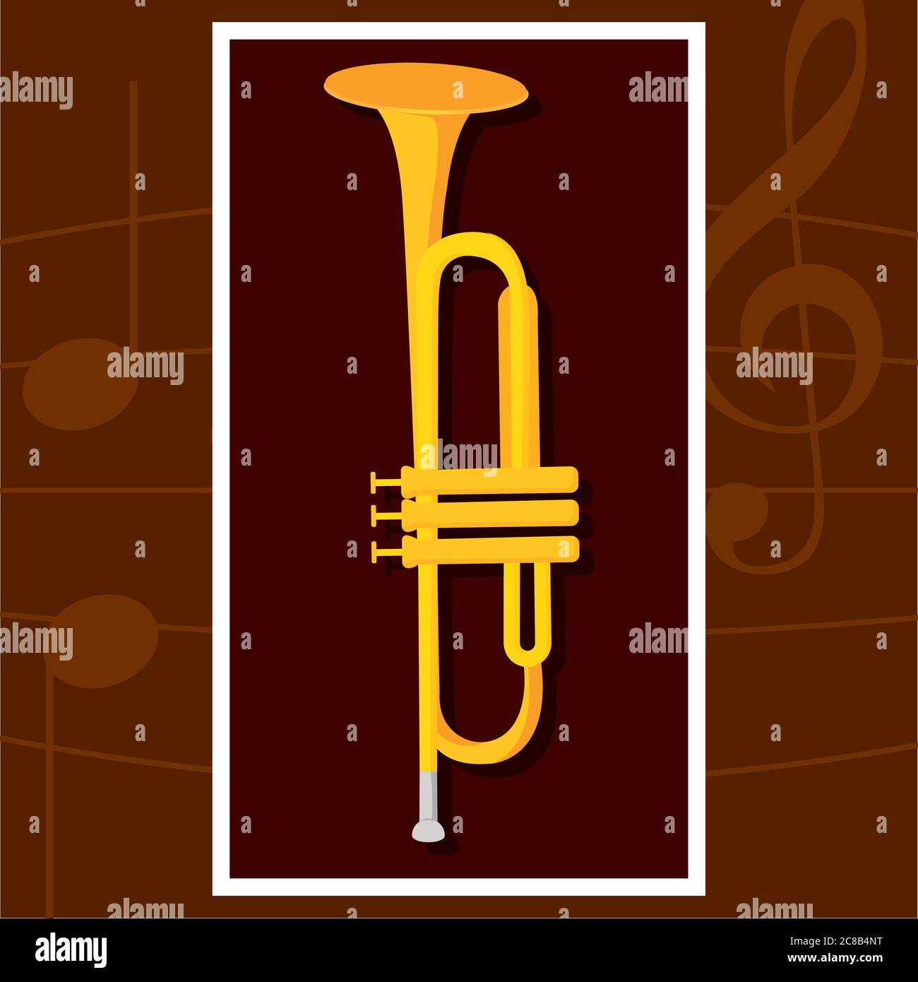 Classical trumpet image Stock Vector Image & Art - Alamy