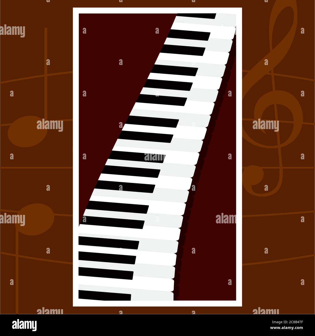 Musical keyboard image Stock Vector Image & Art - Alamy