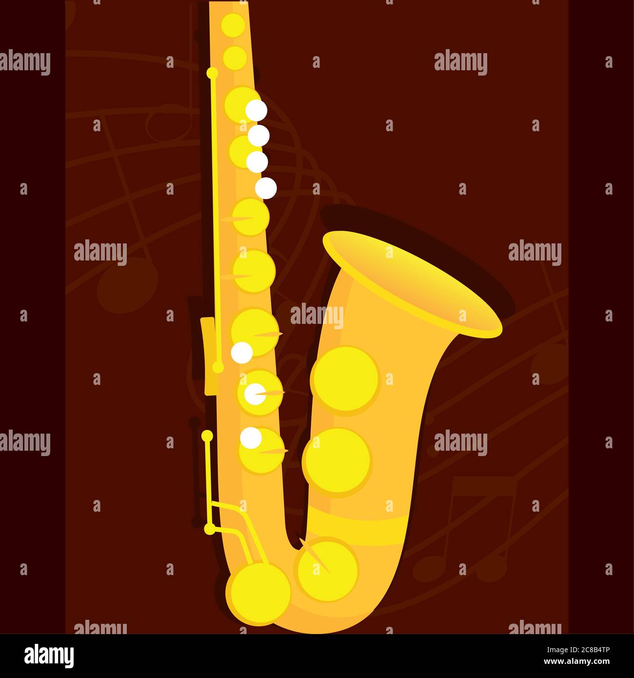 Classical saxophone image Stock Vector Image & Art - Alamy