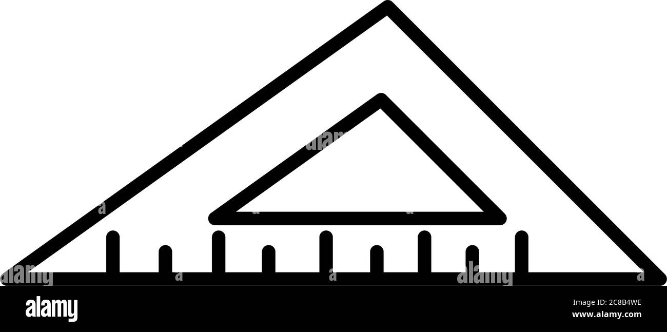 triangle ruler tool repair maintenance and construction equipment line ...