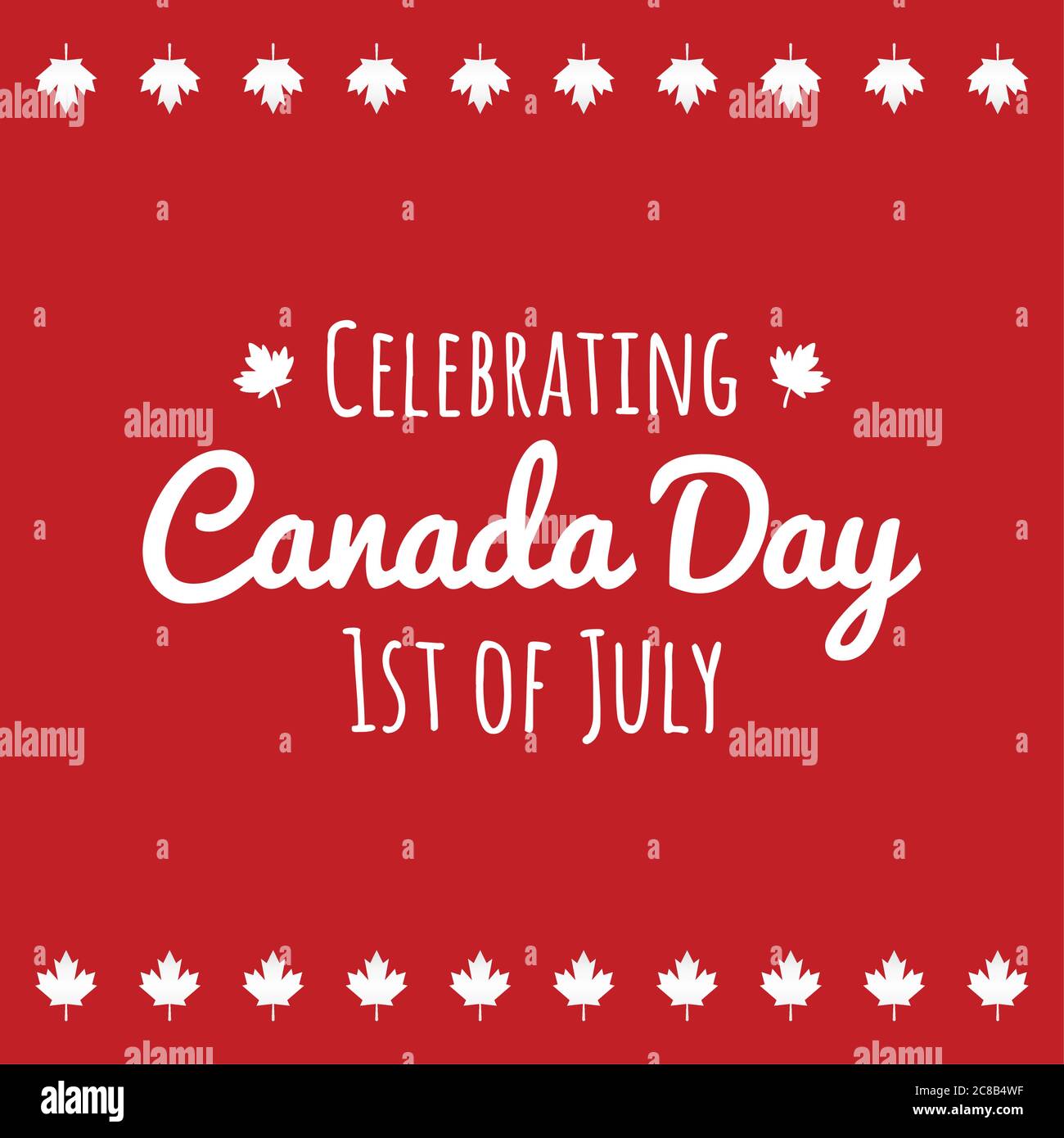 Canada day card Stock Vector Image & Art - Alamy