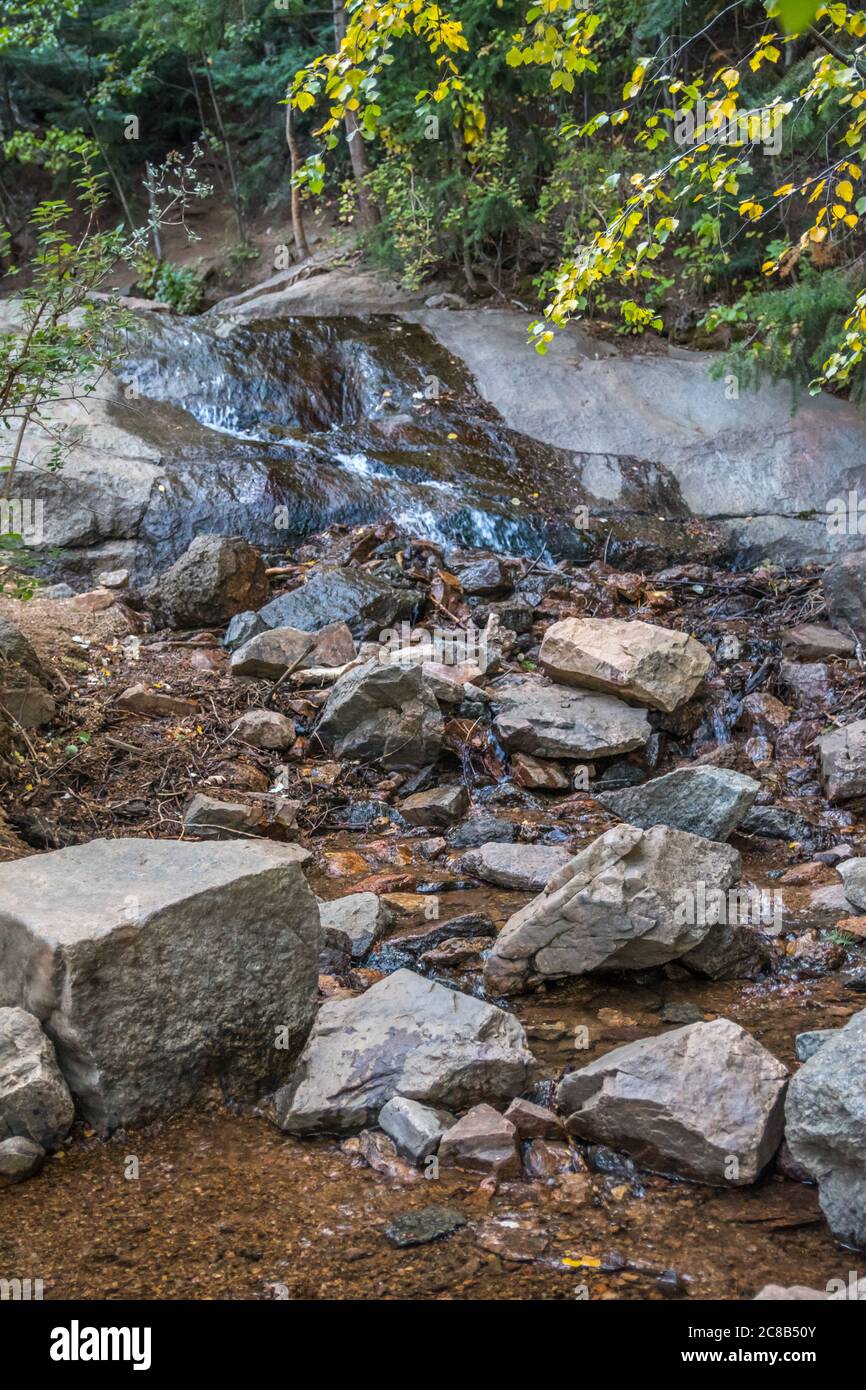 A narrow stream of water in Colorado Springs, Colorado Stock Photo - Alamy