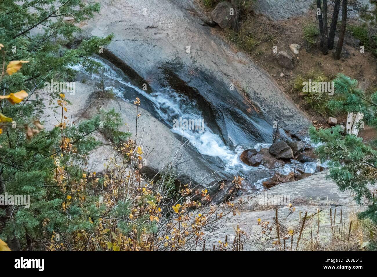A narrow stream of water in Colorado Springs, Colorado Stock Photo - Alamy