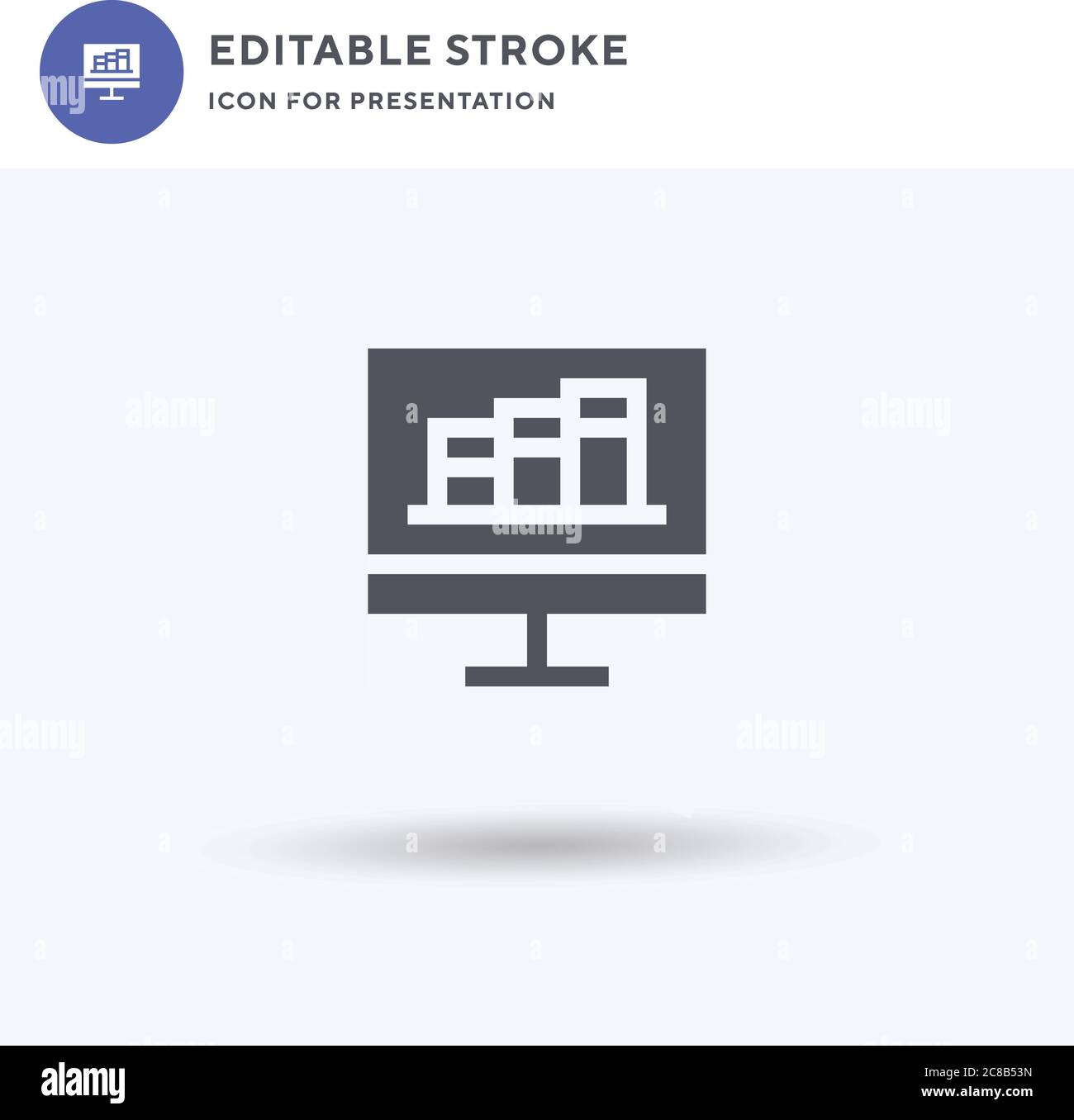 Graphic icon vector, filled flat sign, solid pictogram isolated on ...