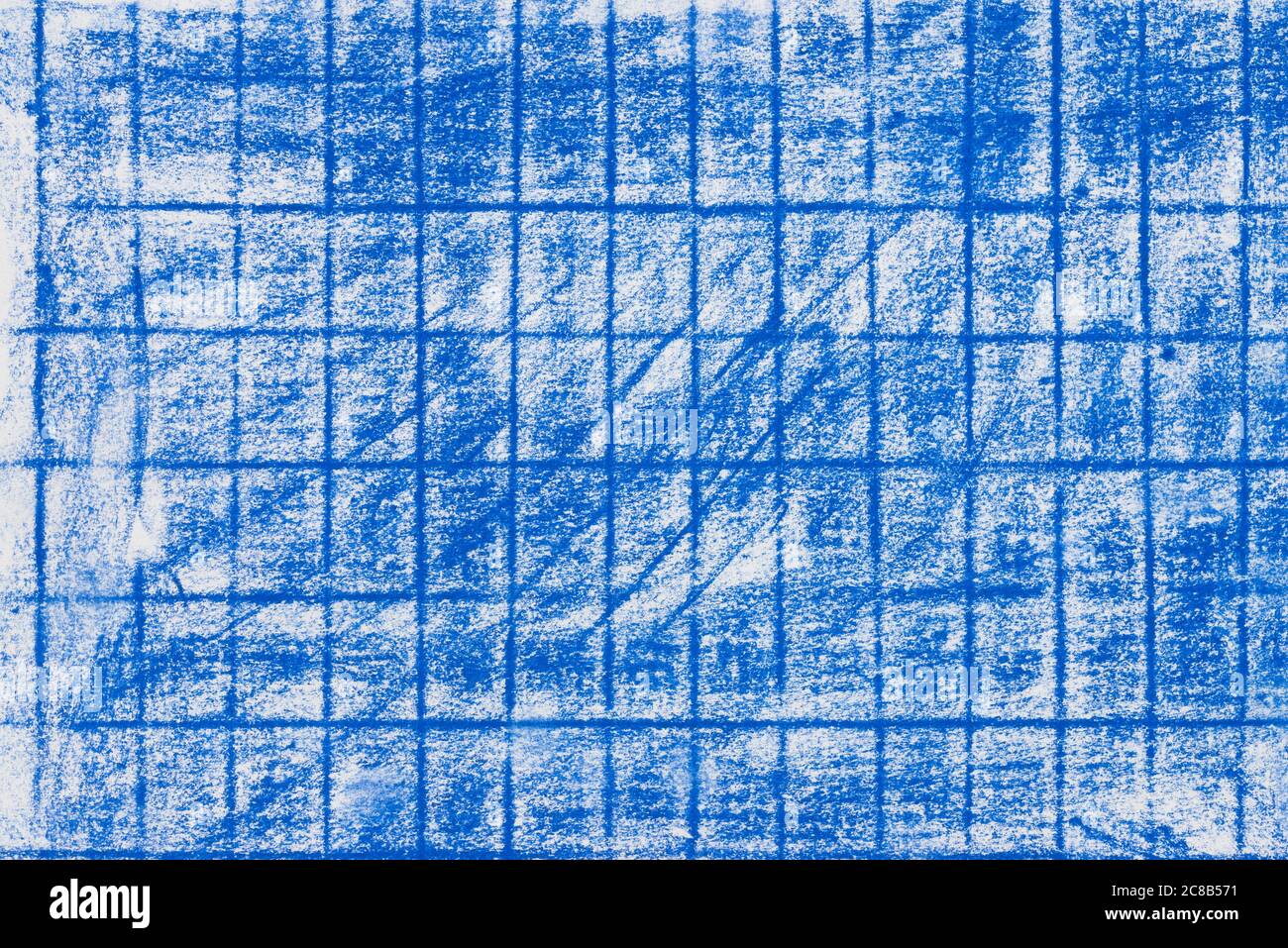 blue color abstract crayon drawing paper background texture Stock Photo ...