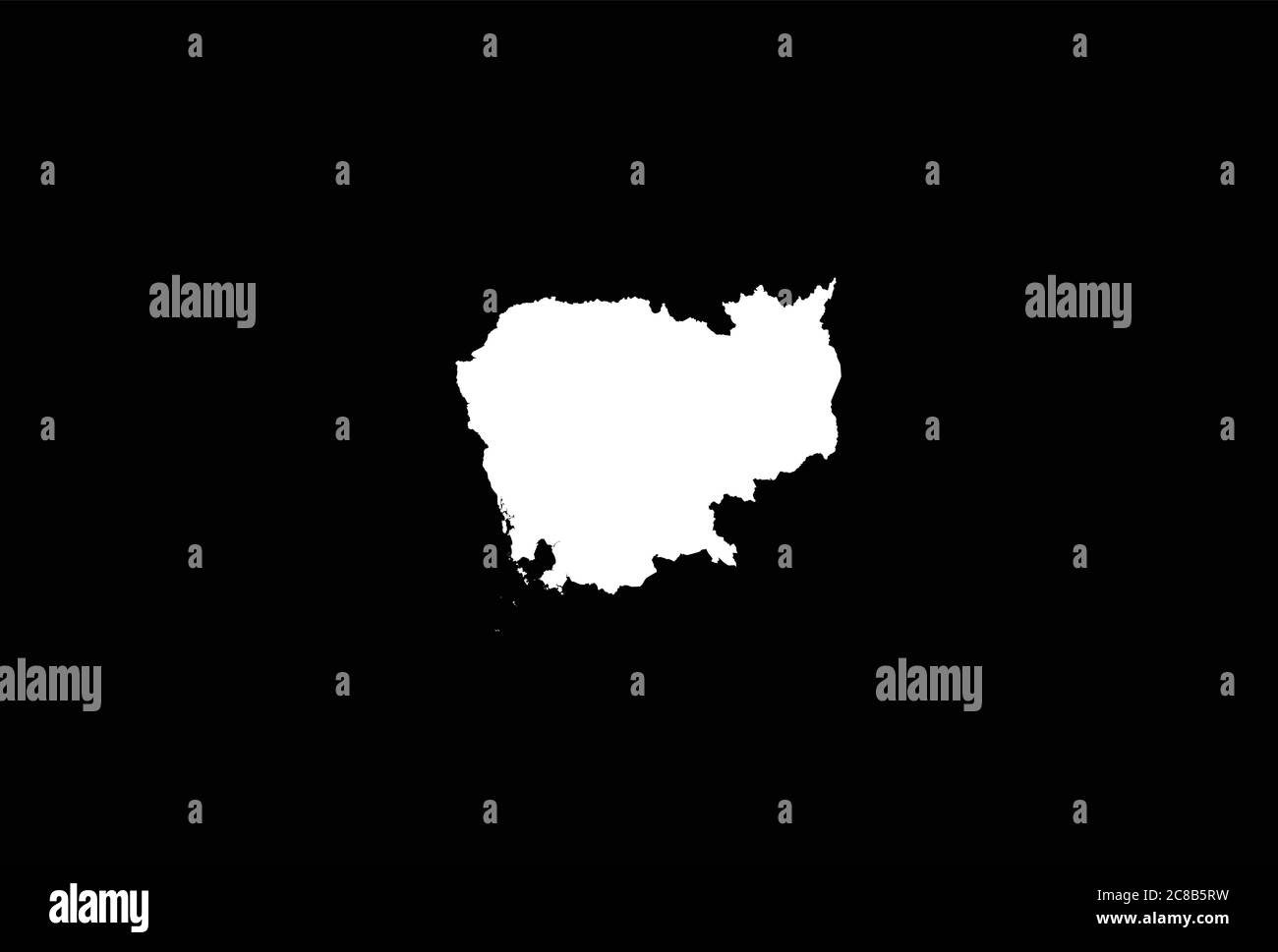 Cambodia map vector illustration Stock Vector Image & Art - Alamy