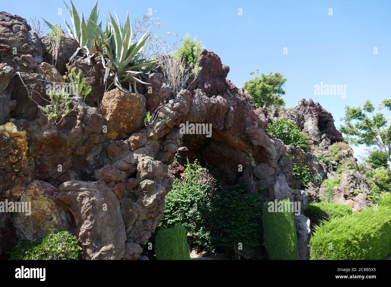 Grotto of holy cross cemetery hi-res stock photography and images - Alamy
