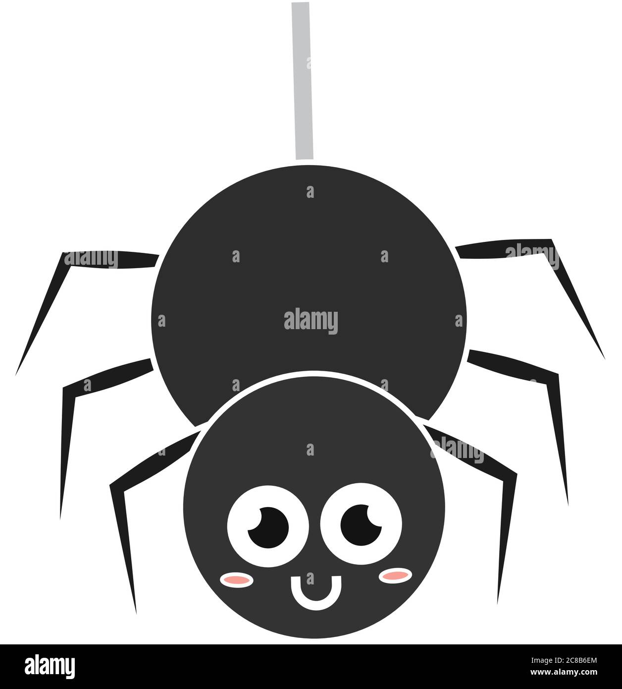 Isolated happy spider cartoon Stock Vector Image & Art - Alamy