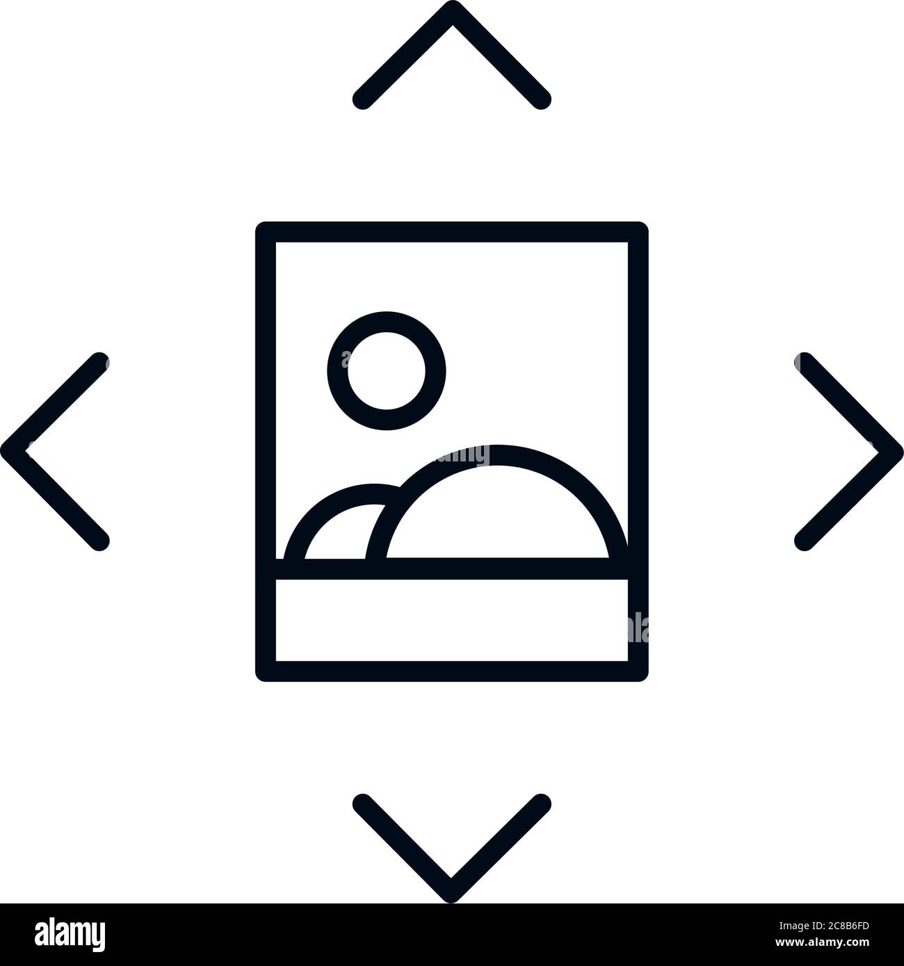 360 degree view virtual tour linear style icon design vector illustration Stock Vector Image ...