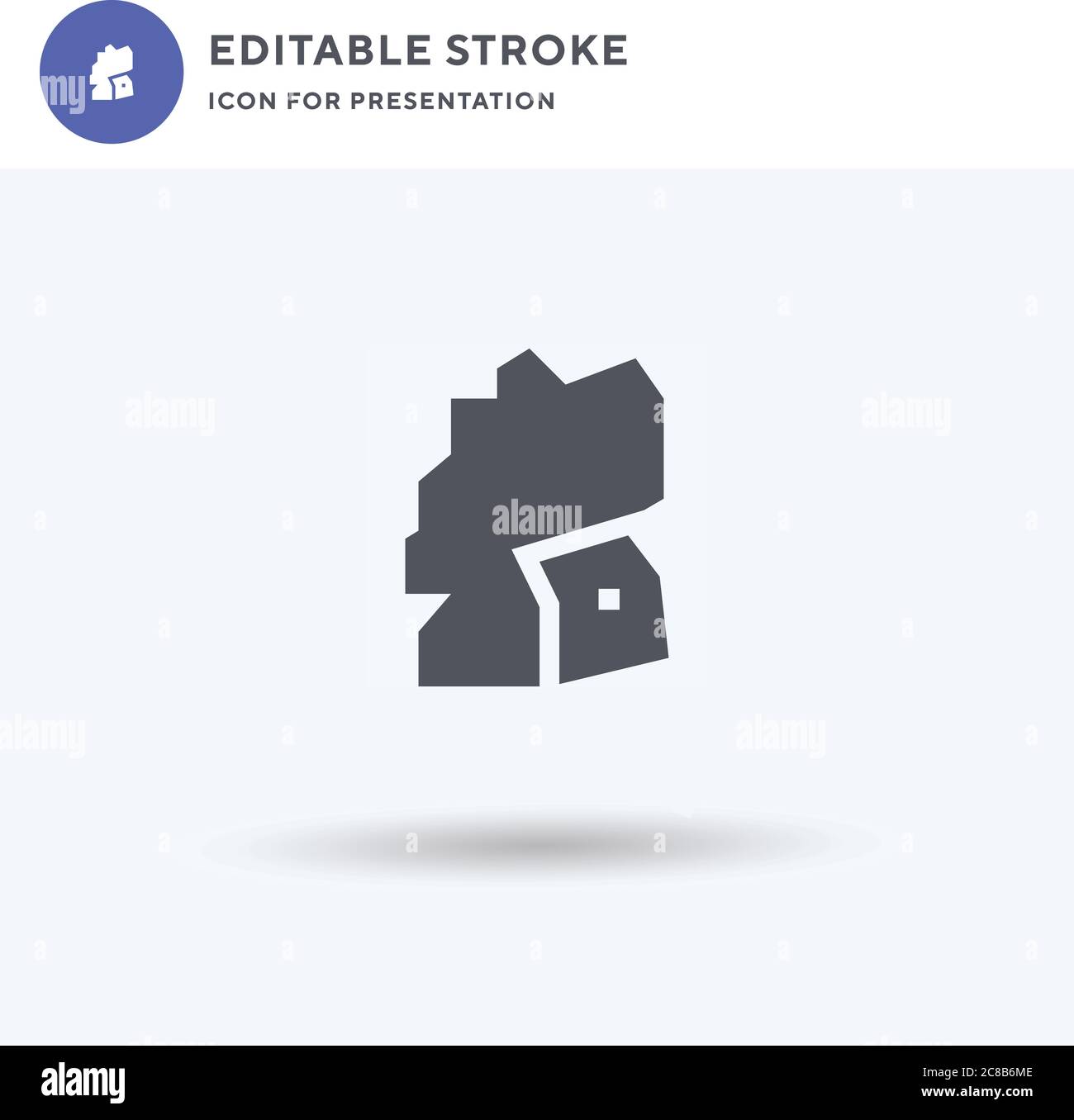 Munich icon vector, filled flat sign, solid pictogram isolated on white ...