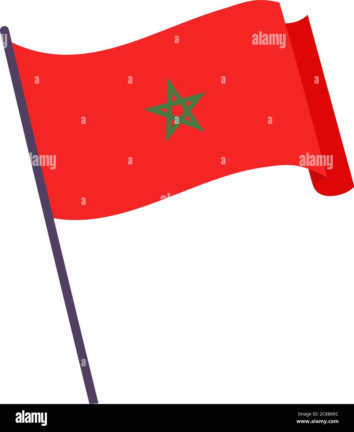 Morocco flag clip art hi-res stock photography and images - Alamy