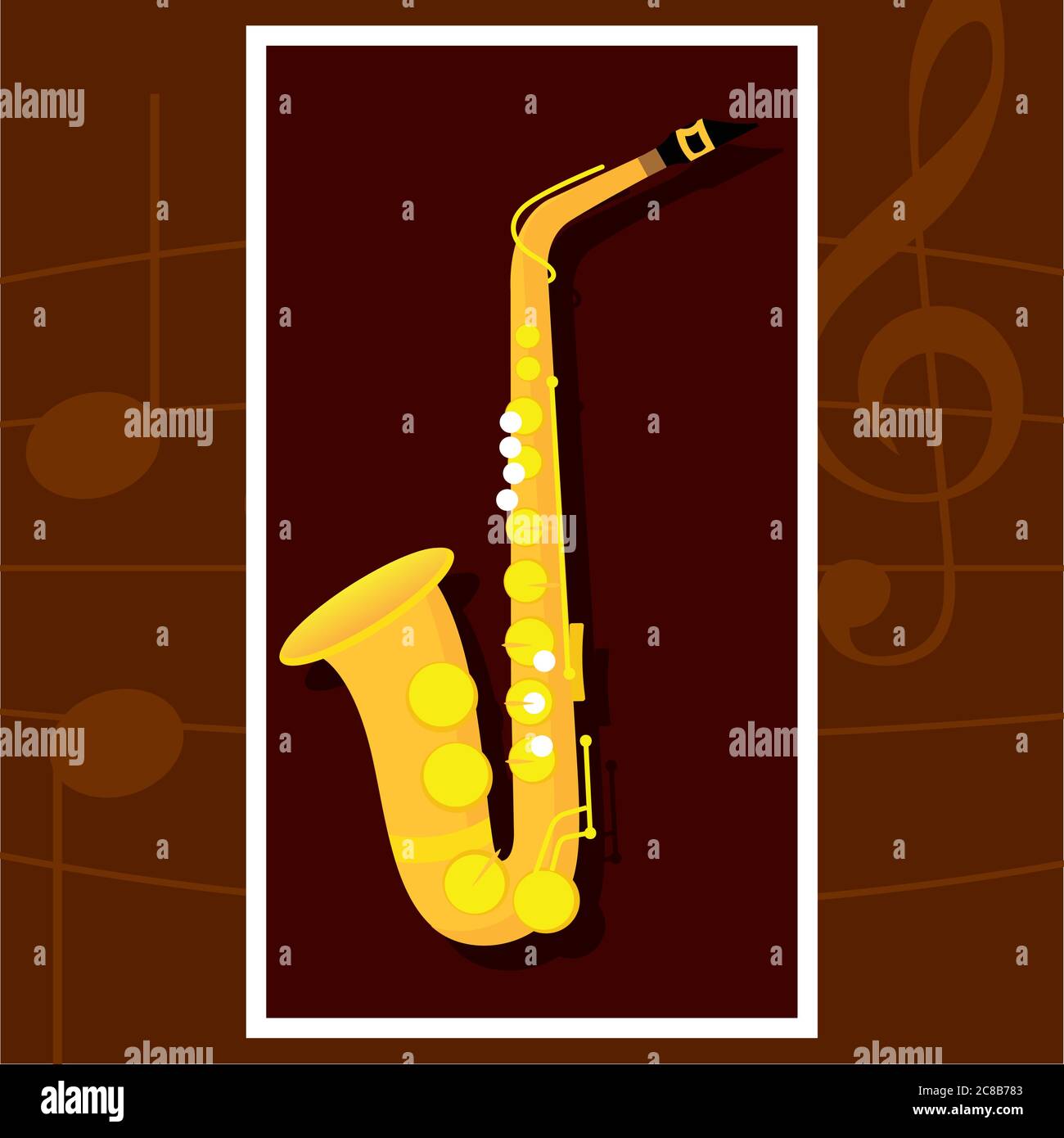 Classical saxophone image Stock Vector Image & Art - Alamy