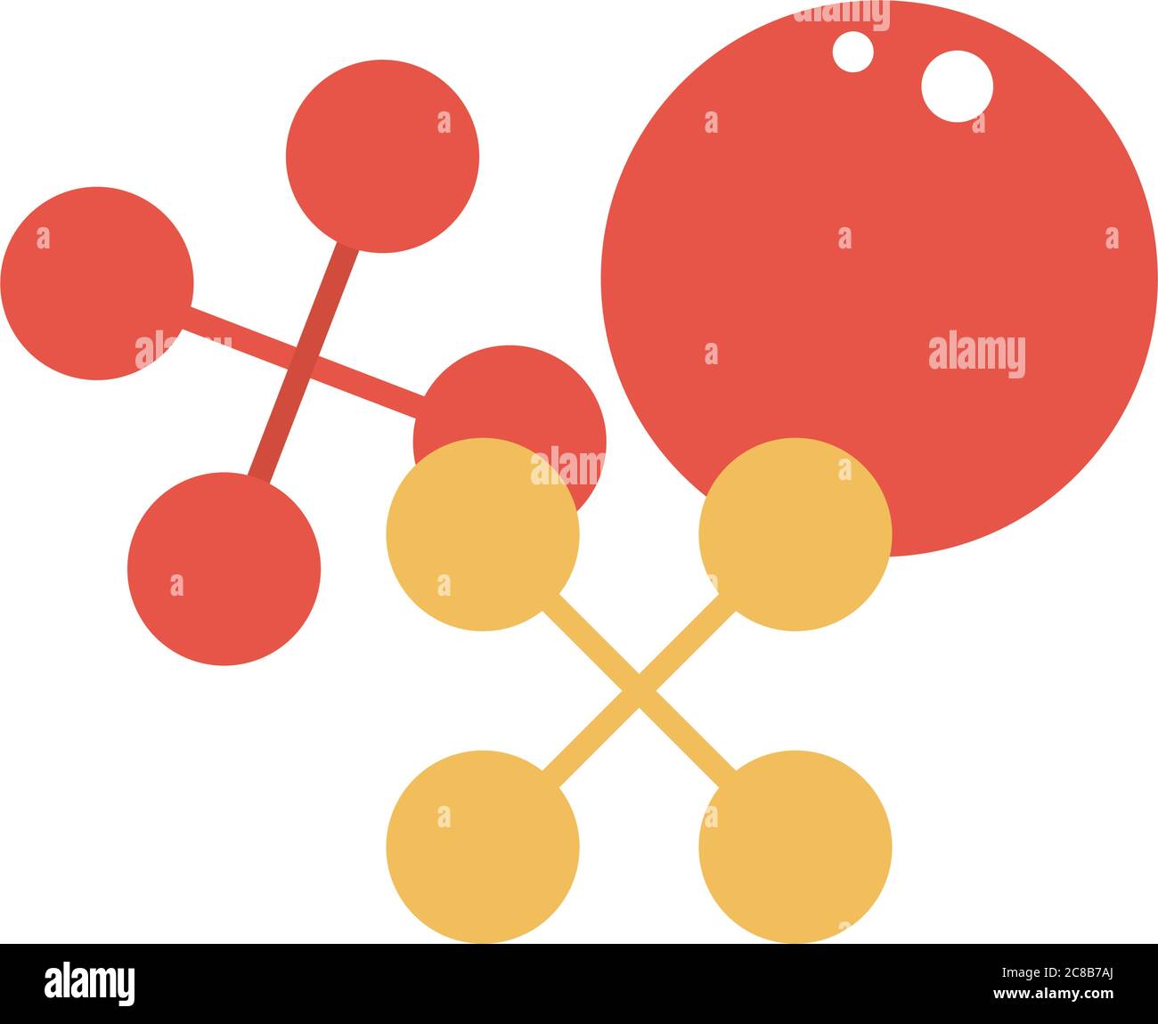 toy object for small children to play, flat style cartoon vector ...