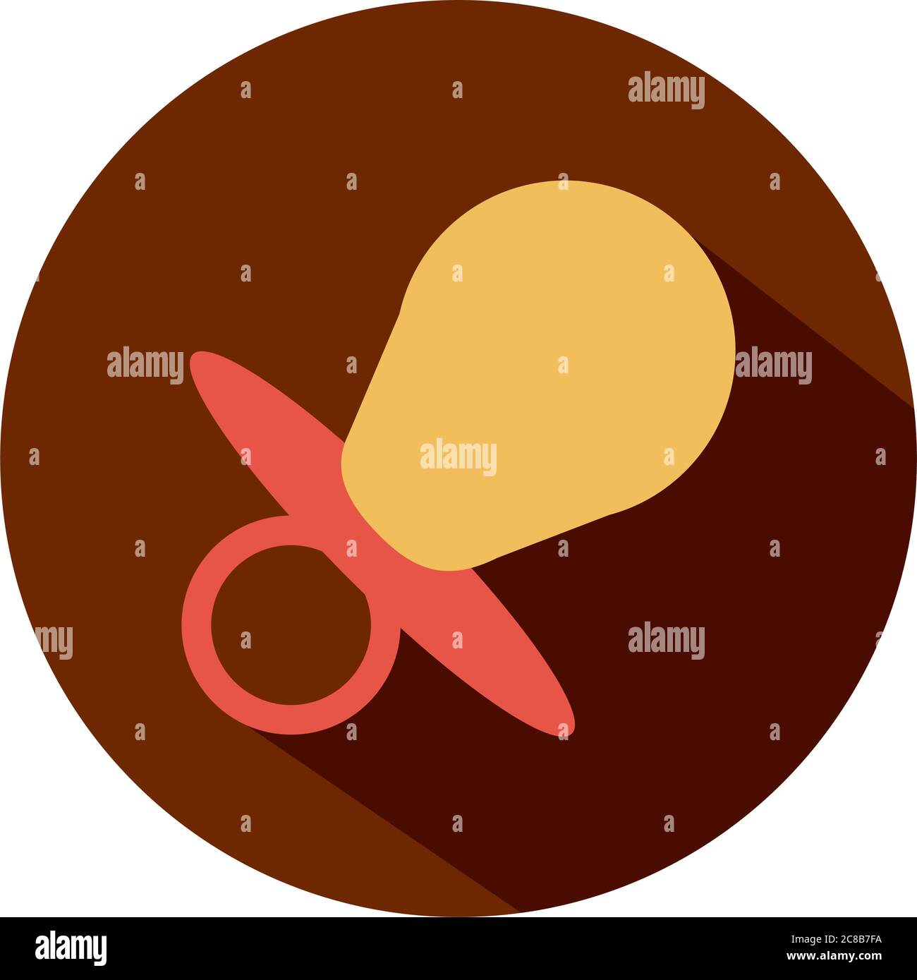 pacifier baby toy object for small children to play, block and flat ...