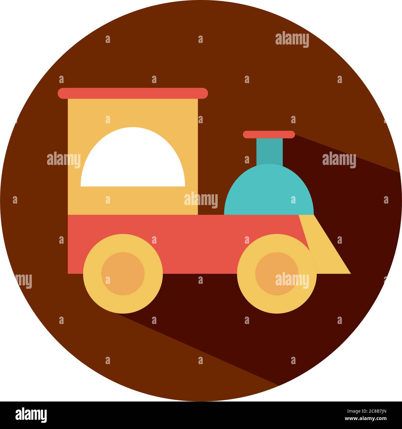 train plastic toy object for small children to play, block and flat ...