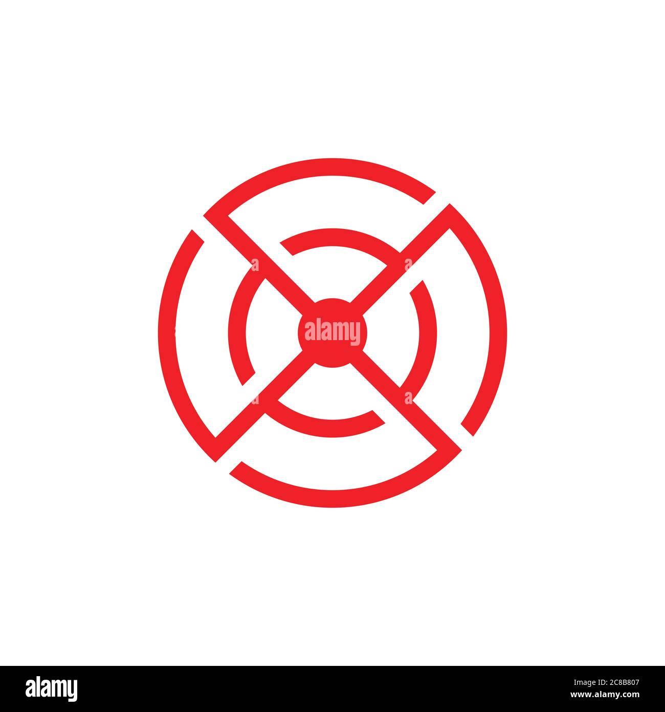 pointing target circle design symbol vector Stock Vector Image & Art ...