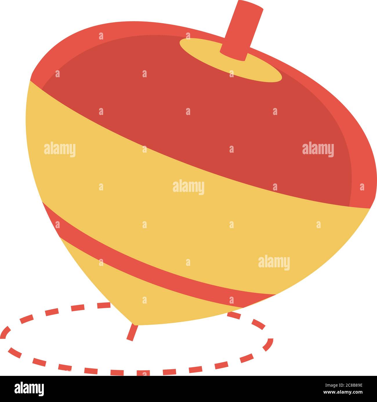 Spinning top wood Stock Vector Images - Alamy