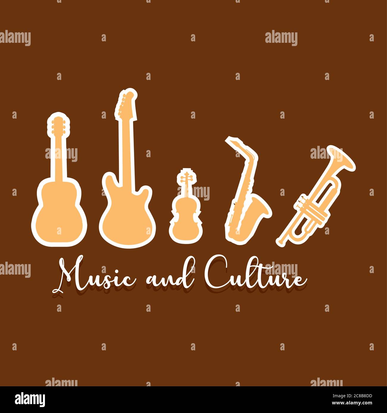 Lyre musical instruments Stock Vector Images - Alamy