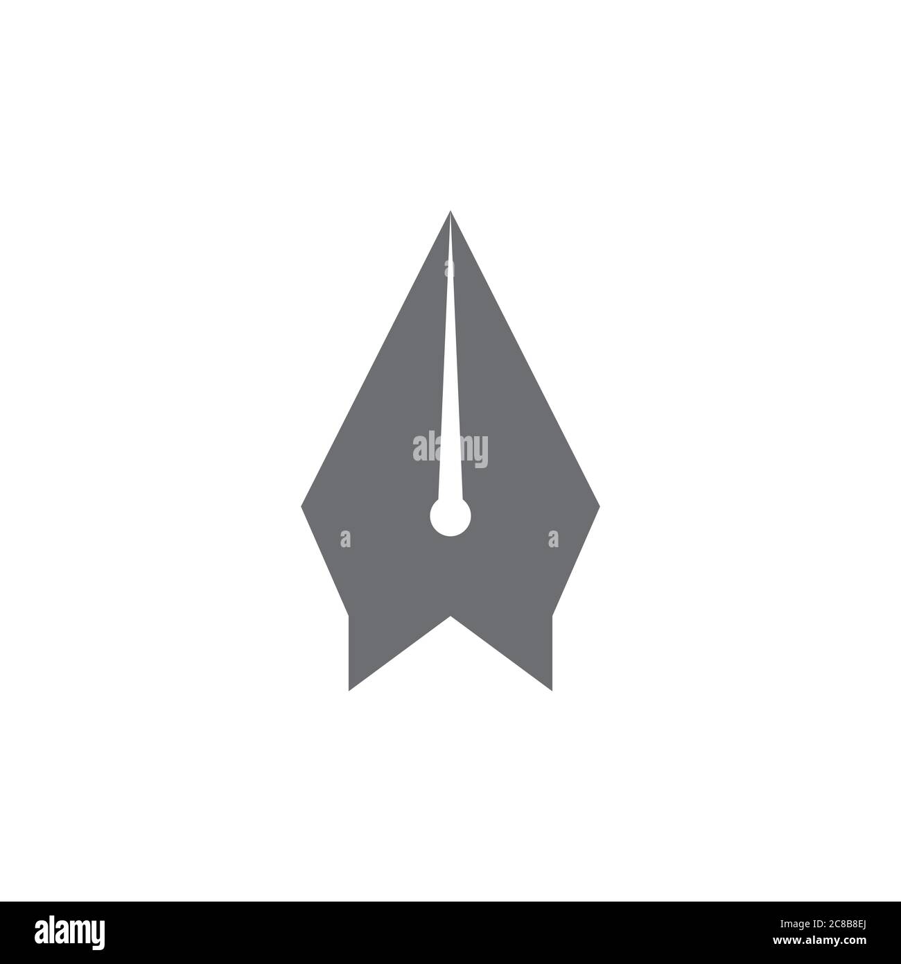 simple geometric pen writer arrow logo vector Stock Vector Image & Art ...