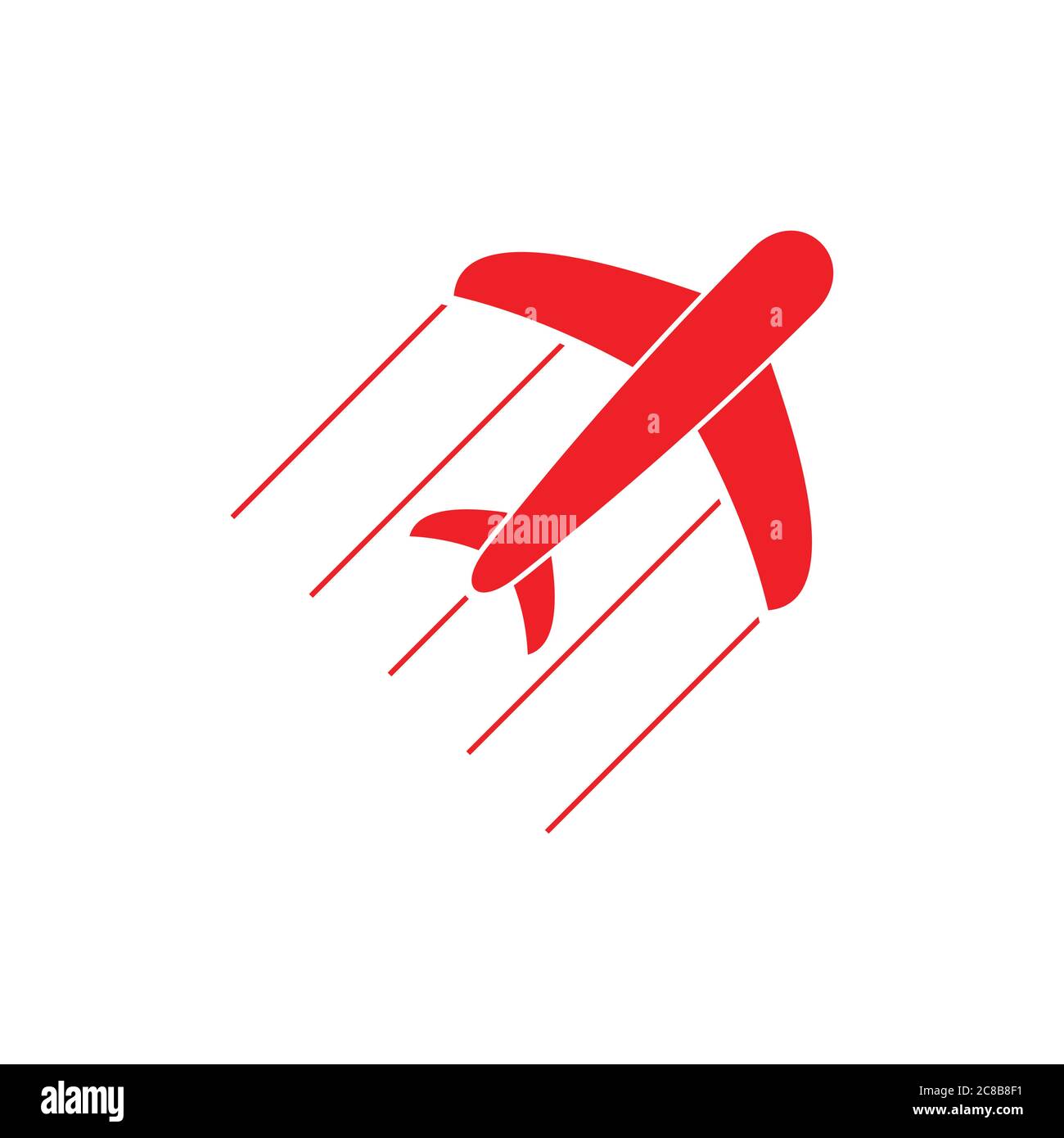 simple cute airplane symbol icon vector Stock Vector Image & Art - Alamy