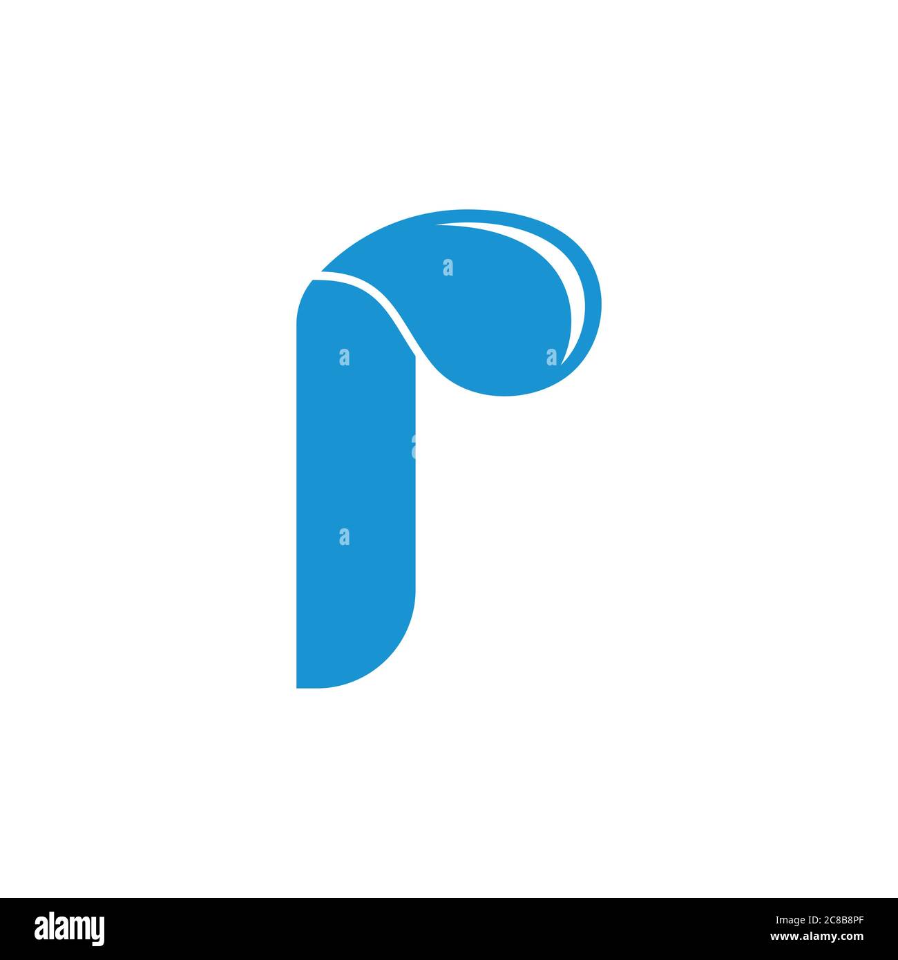 letter r drop water symbol logo vector Stock Vector Image & Art - Alamy