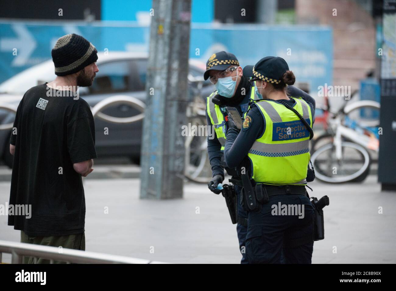 Protective service officers melbourne hi-res stock photography and ...