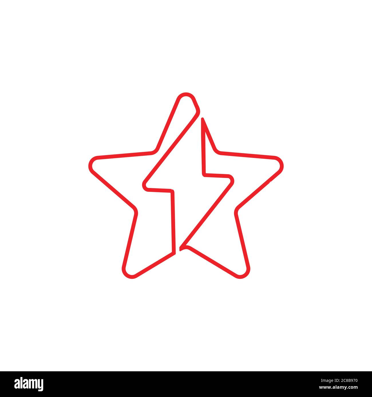 star energy flash design logo vector Stock Vector Image & Art - Alamy