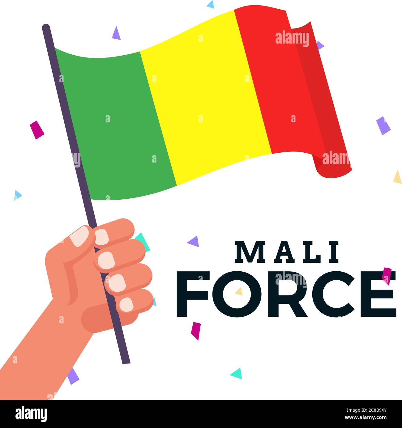 Mali flag clip art hi-res stock photography and images - Alamy