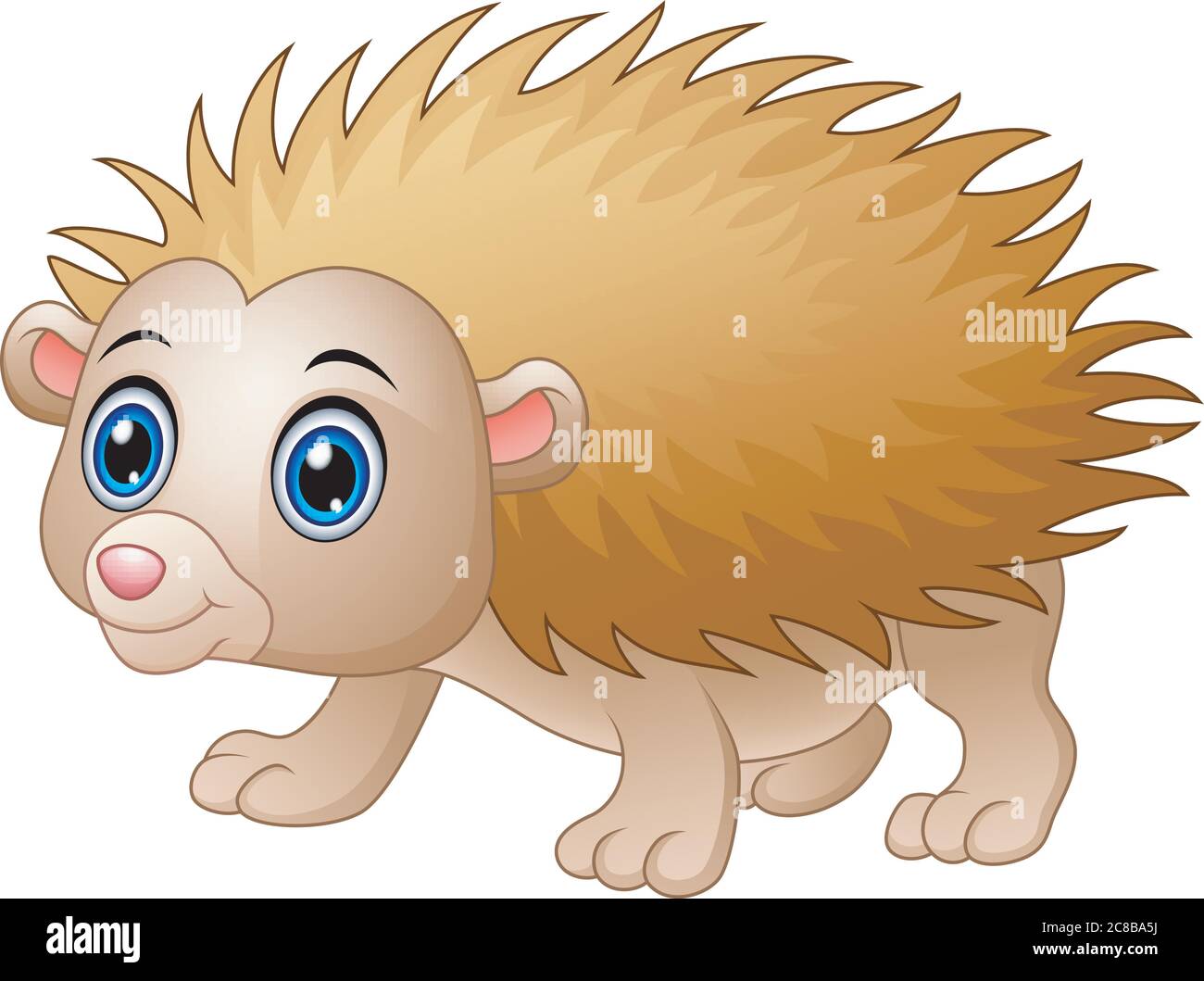 Hedgehog cartoon hi-res stock photography and images - Alamy