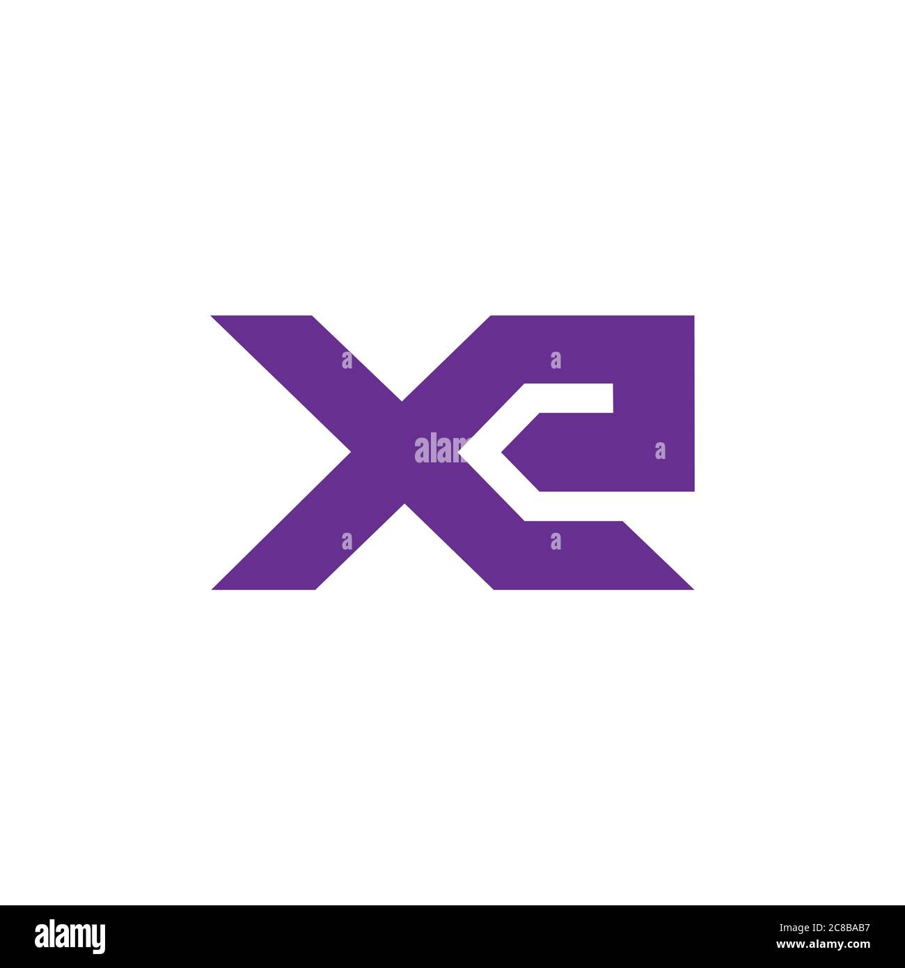 letter xe simple geometric design symbol logo vector Stock Vector Image ...