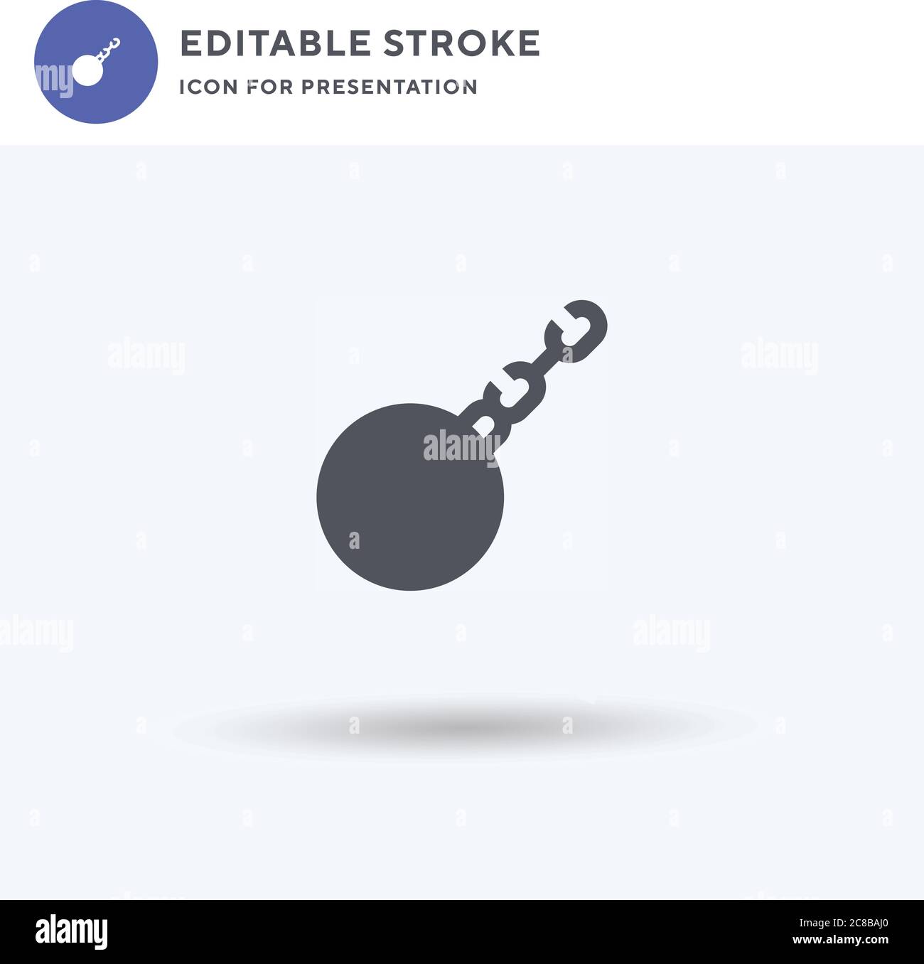 Burden icon vector, filled flat sign, solid pictogram isolated on white ...