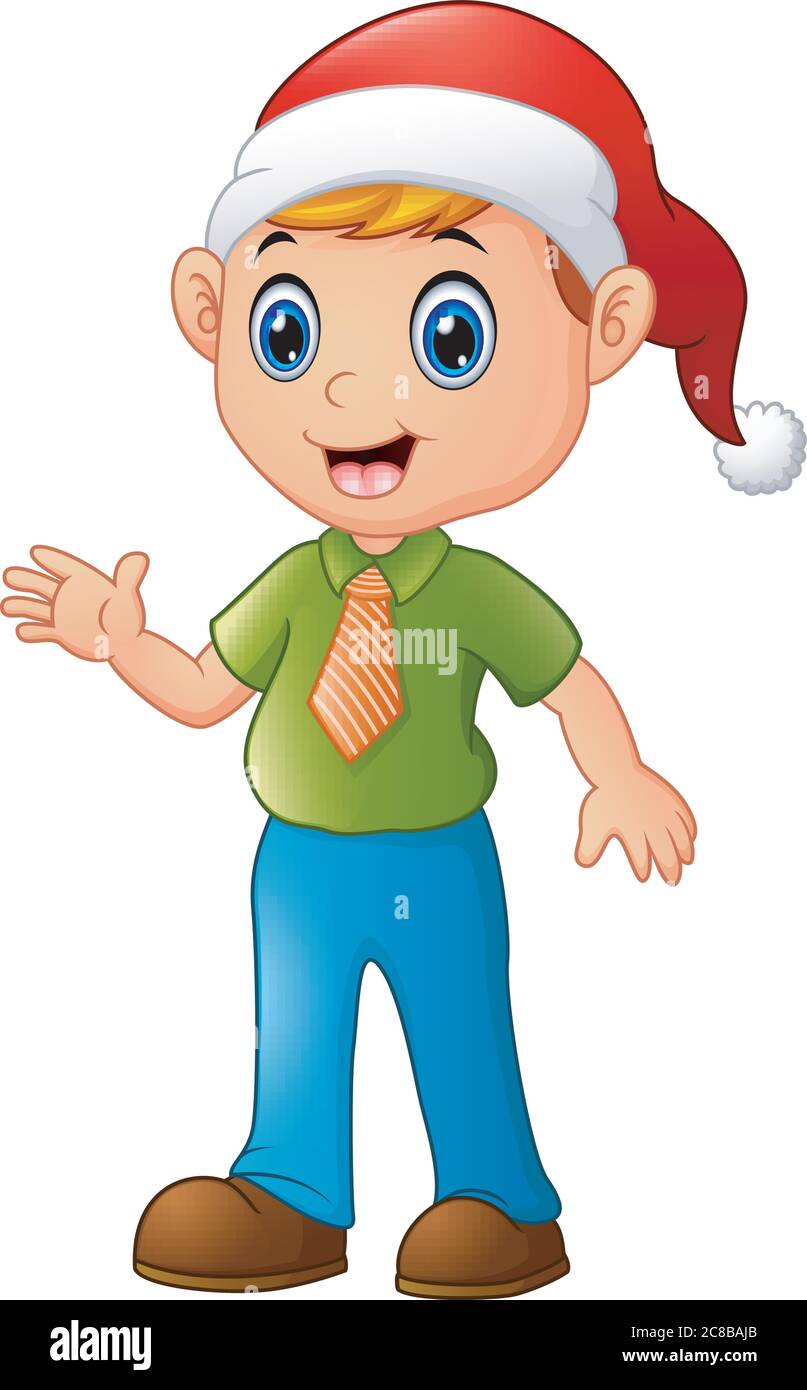 Cartoon Christmas Elf waving hands Stock Vector Image & Art - Alamy