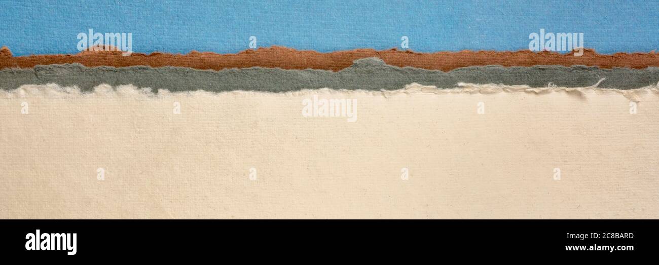 blue and white abstract landscape - a collection of colorful handmade ...