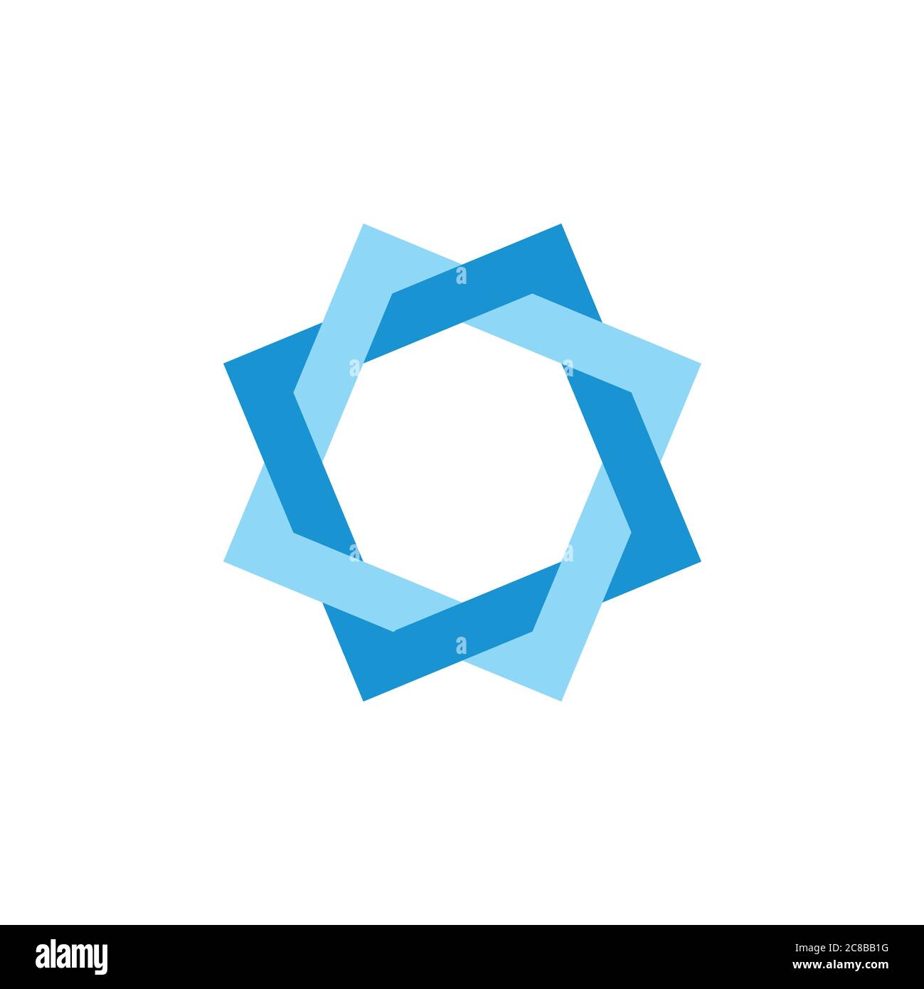 linked frame circle swirl logo vector Stock Vector Image & Art - Alamy