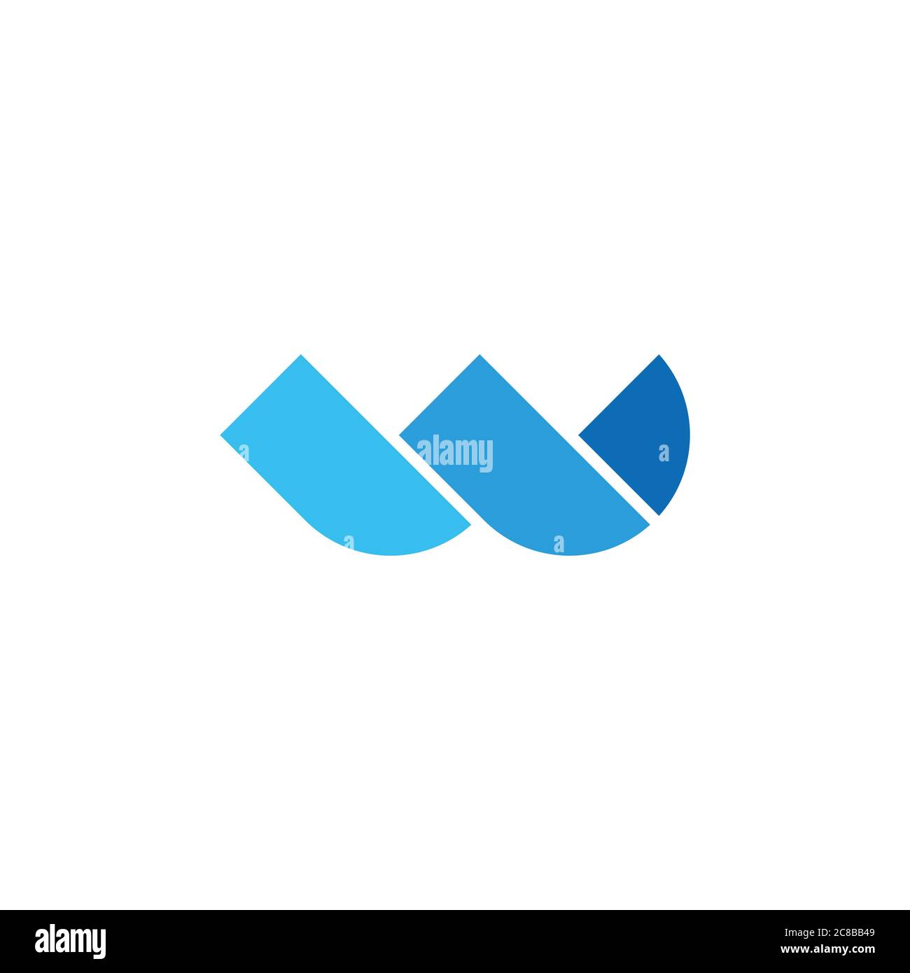 abstract triangle geometric waves vector fit for your logo brand Stock ...