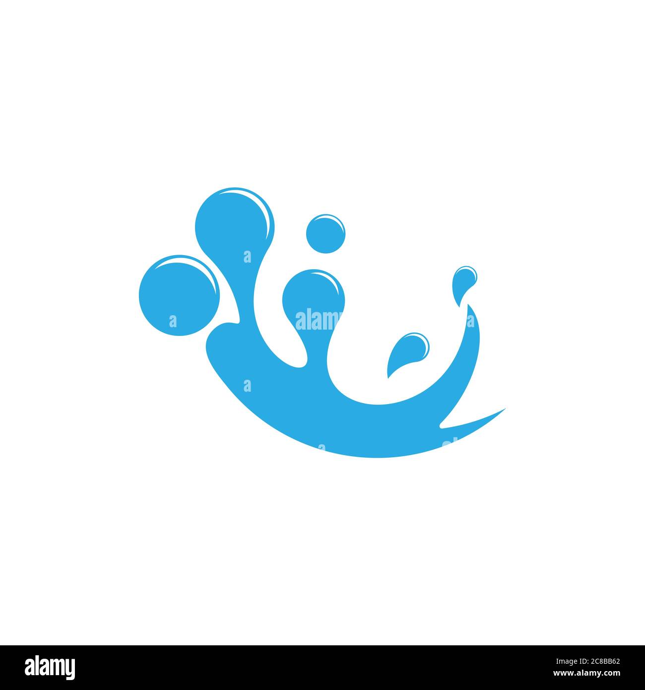motion water splash symbol logo vector Stock Vector Image & Art - Alamy